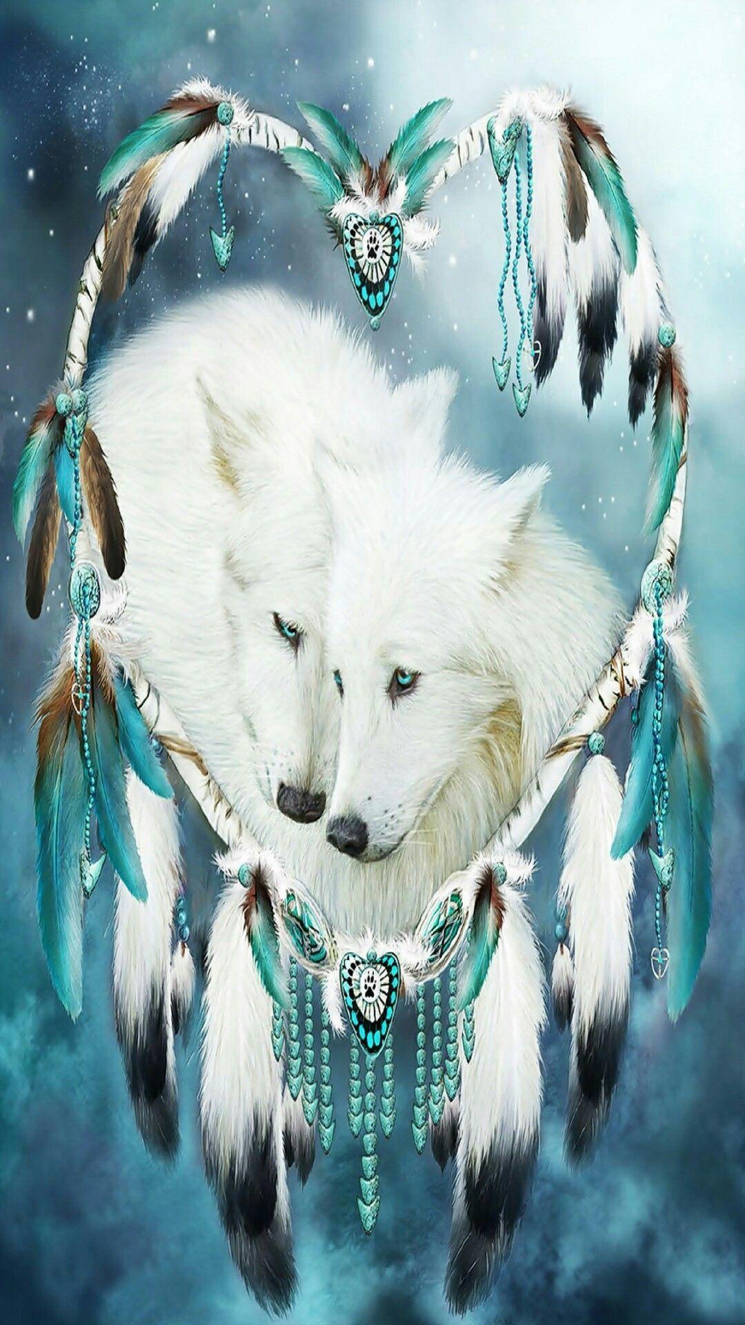 Wolf Dream Catcher Wallpapers - Top Free Wolf Dream Catcher Backgrounds ...