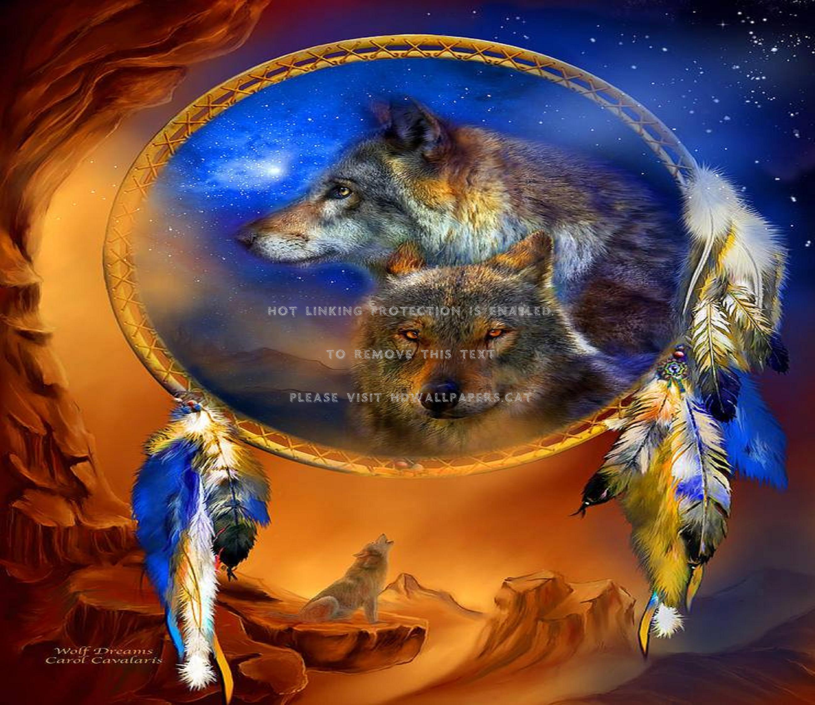 Wolf Dream Catcher Wallpapers - Top Free Wolf Dream Catcher Backgrounds ...