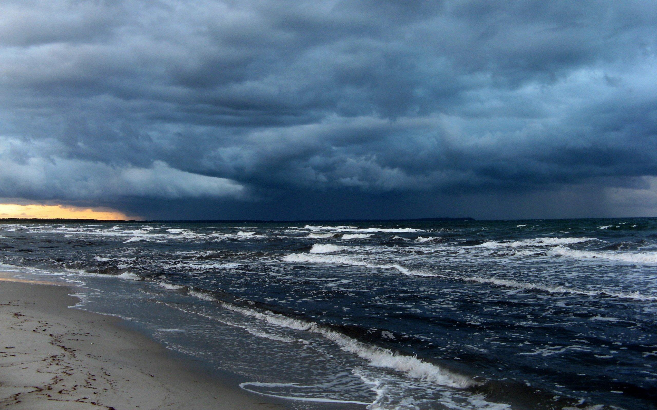 Stormy Beach Wallpapers - Top Free Stormy Beach Backgrounds ...