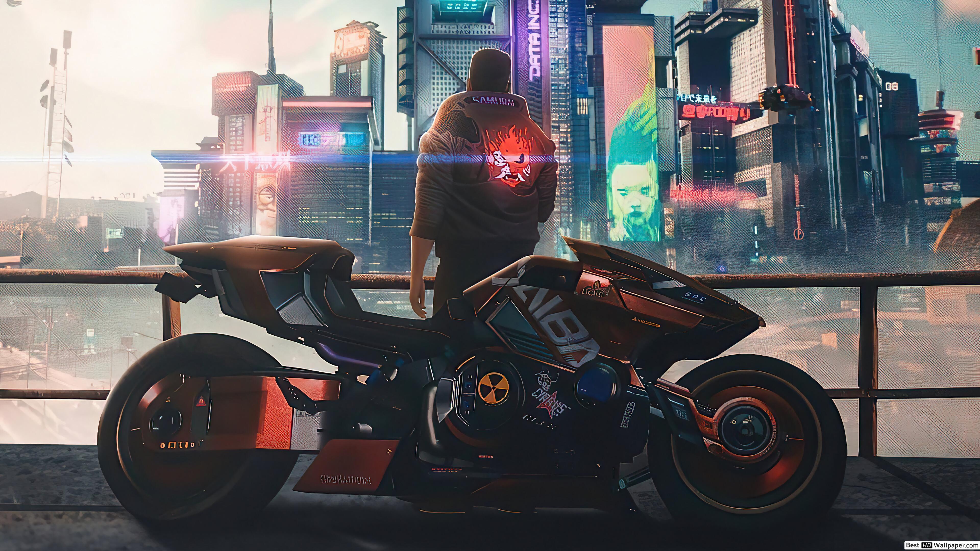Cyberpunk Bike Wallpapers - Top Free Cyberpunk Bike Backgrounds - WallpaperAccess