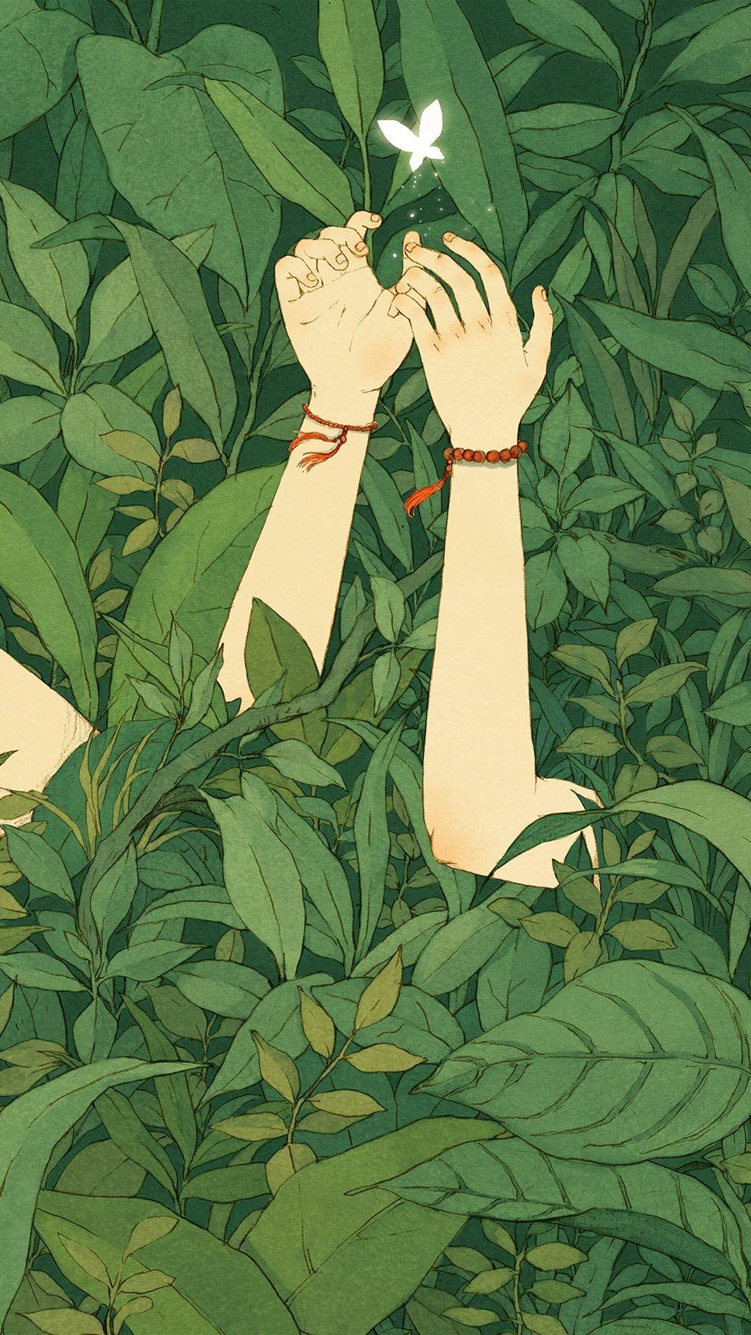Green Illustration Wallpapers - Top Free Green Illustration Backgrounds ...