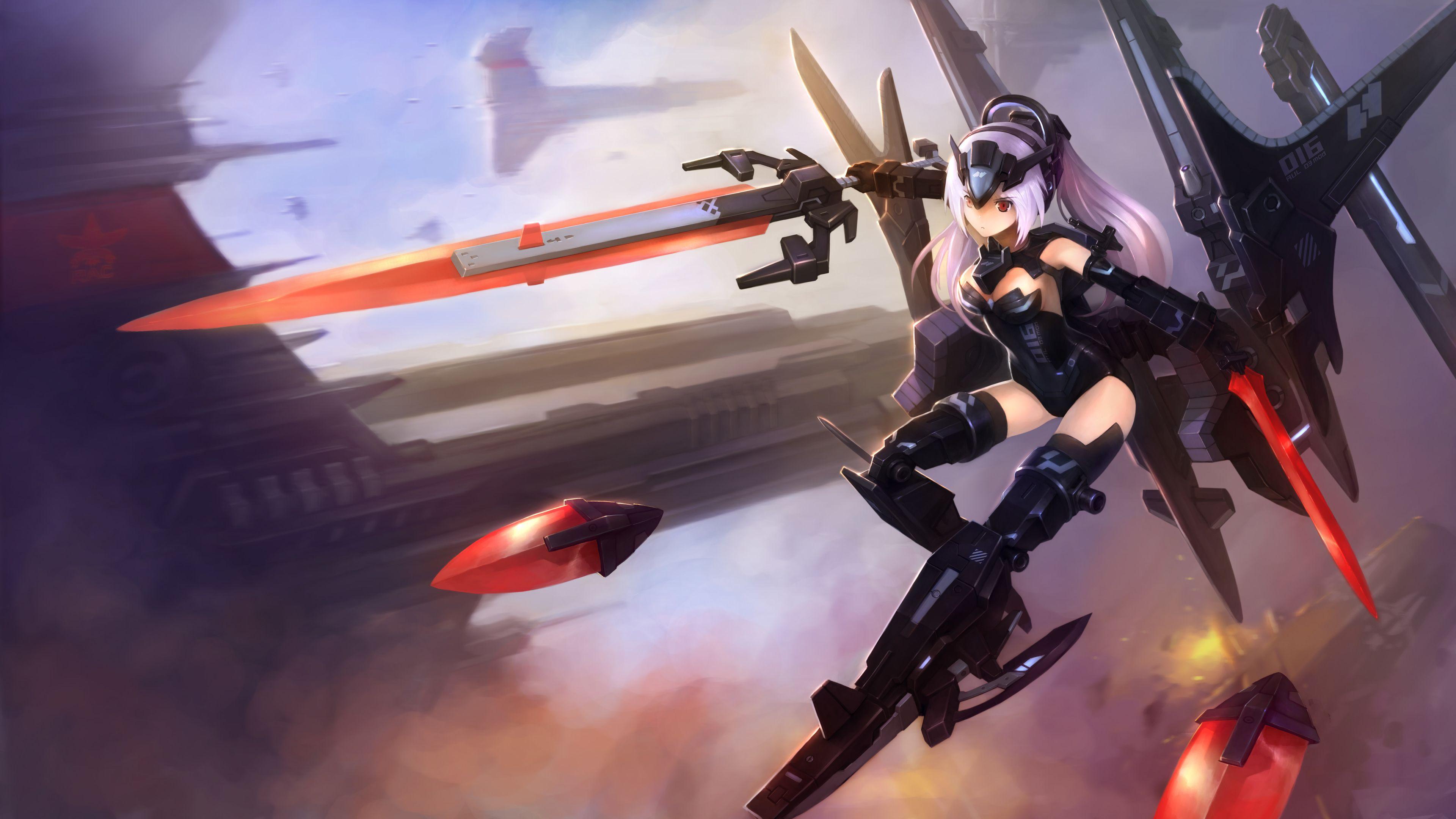 Mecha Girl Wallpapers Top Free Mecha Girl Backgrounds Wallpaperaccess