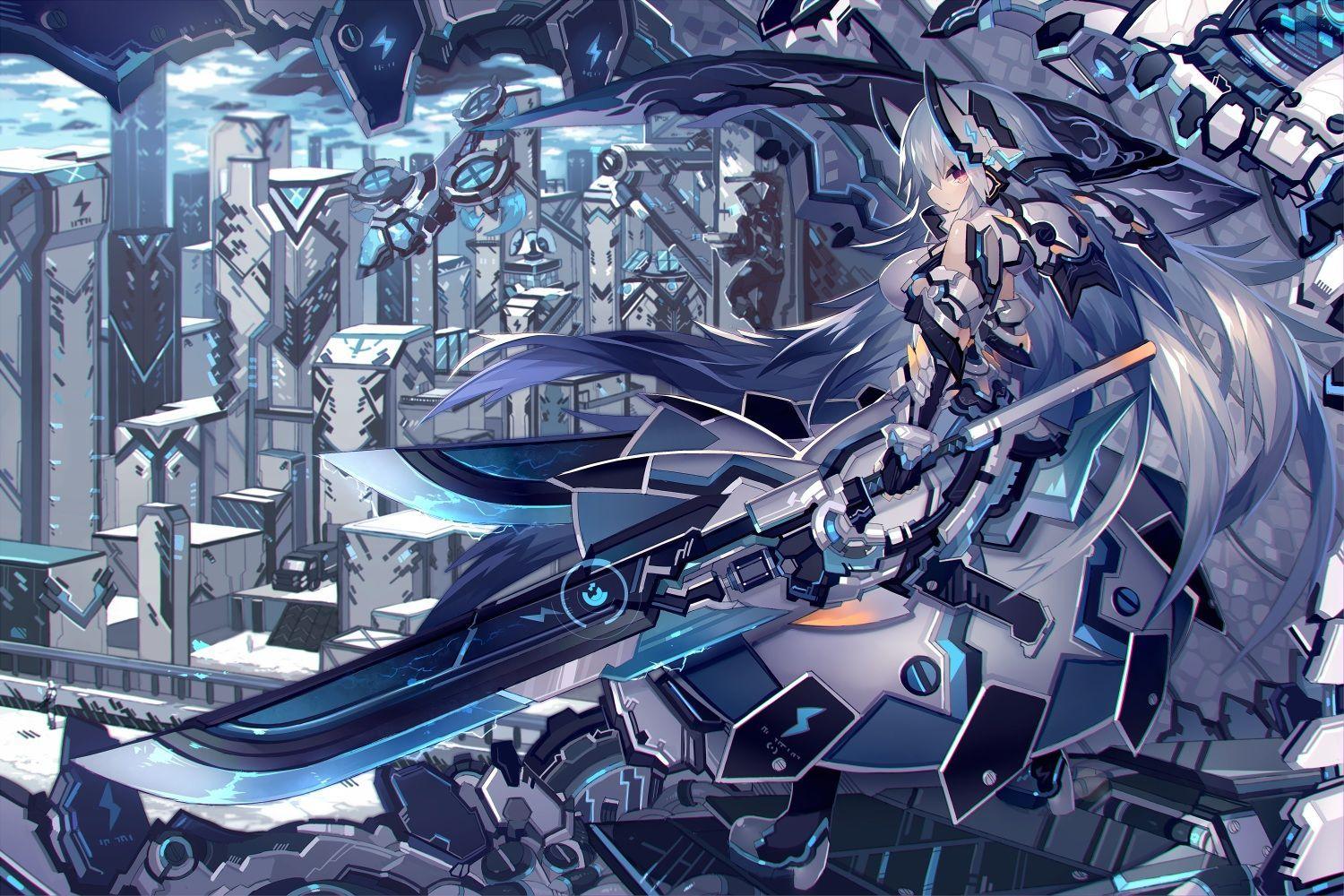 Mecha Girl Wallpapers - Top Free Mecha Girl Backgrounds - WallpaperAccess