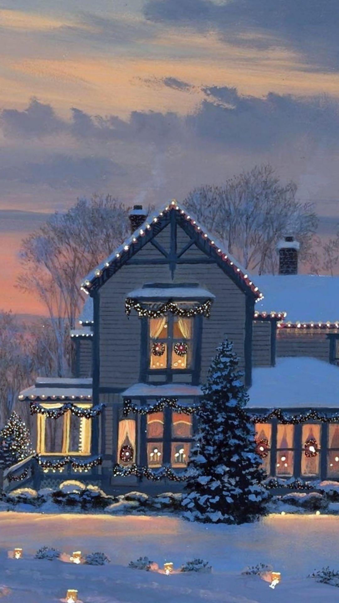 Christmas House Wallpapers - Top Free Christmas House Backgrounds ...
