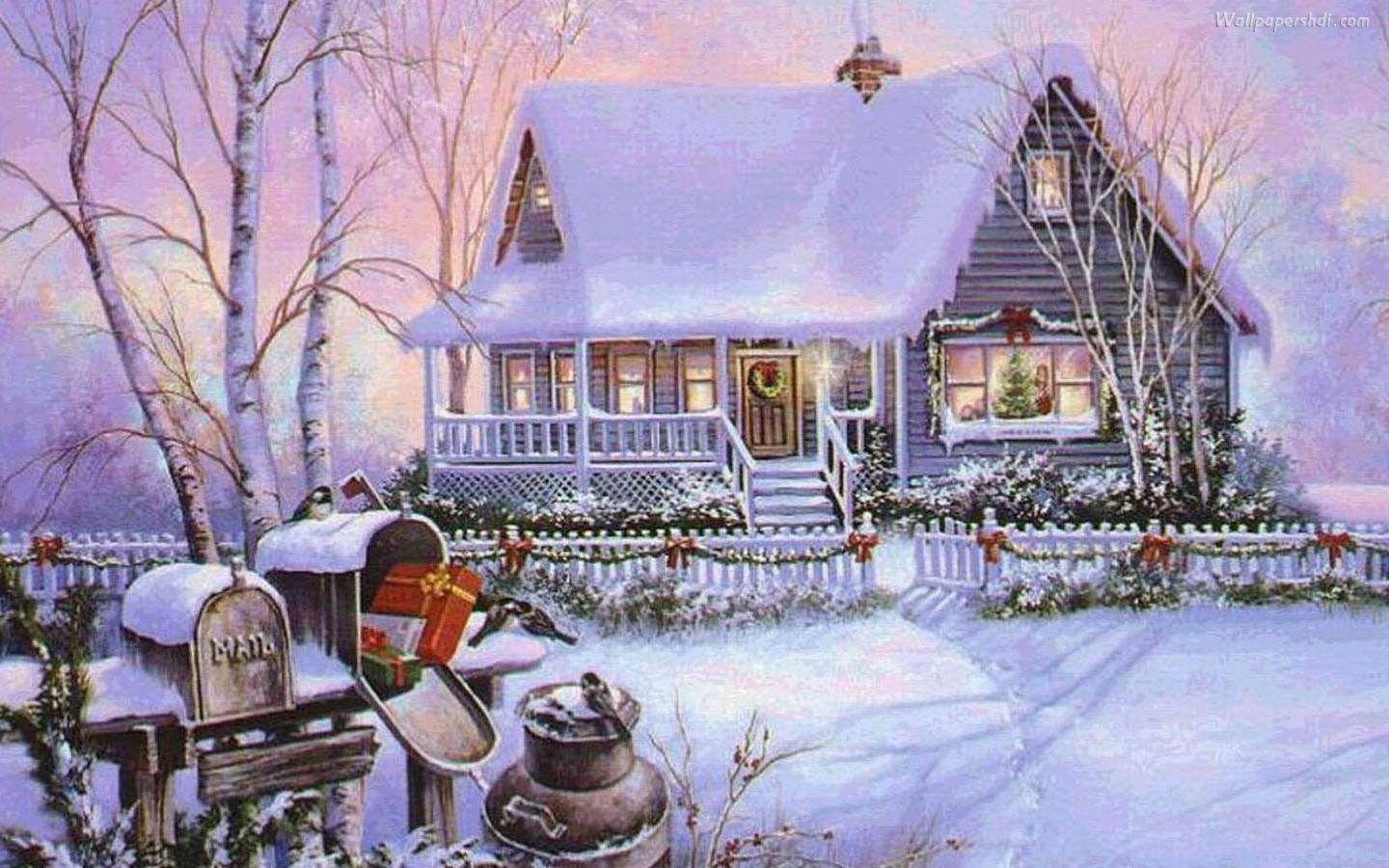 Christmas House Wallpapers - Top Free Christmas House Backgrounds ...