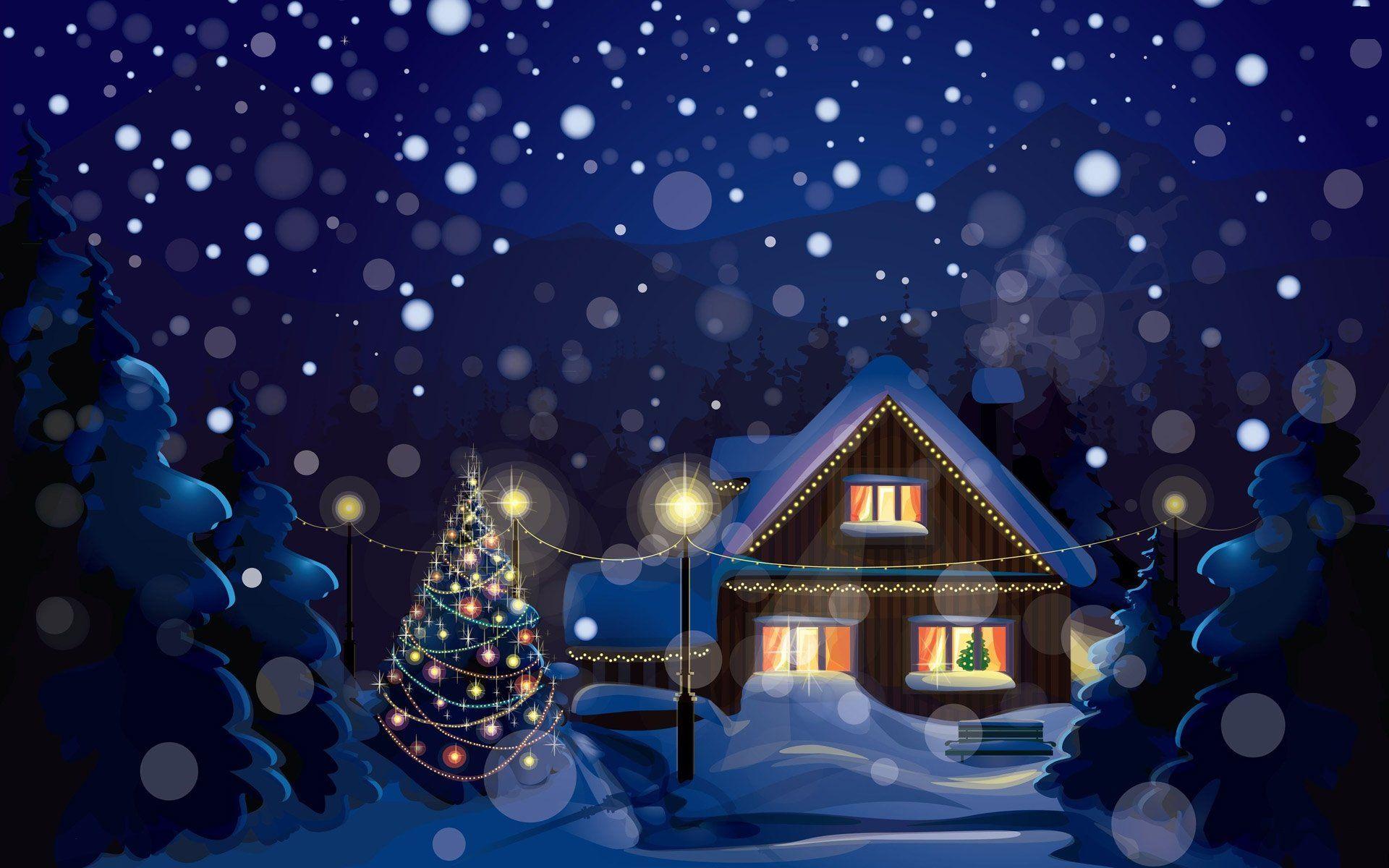 Christmas House Wallpapers - Top Free Christmas House Backgrounds ...