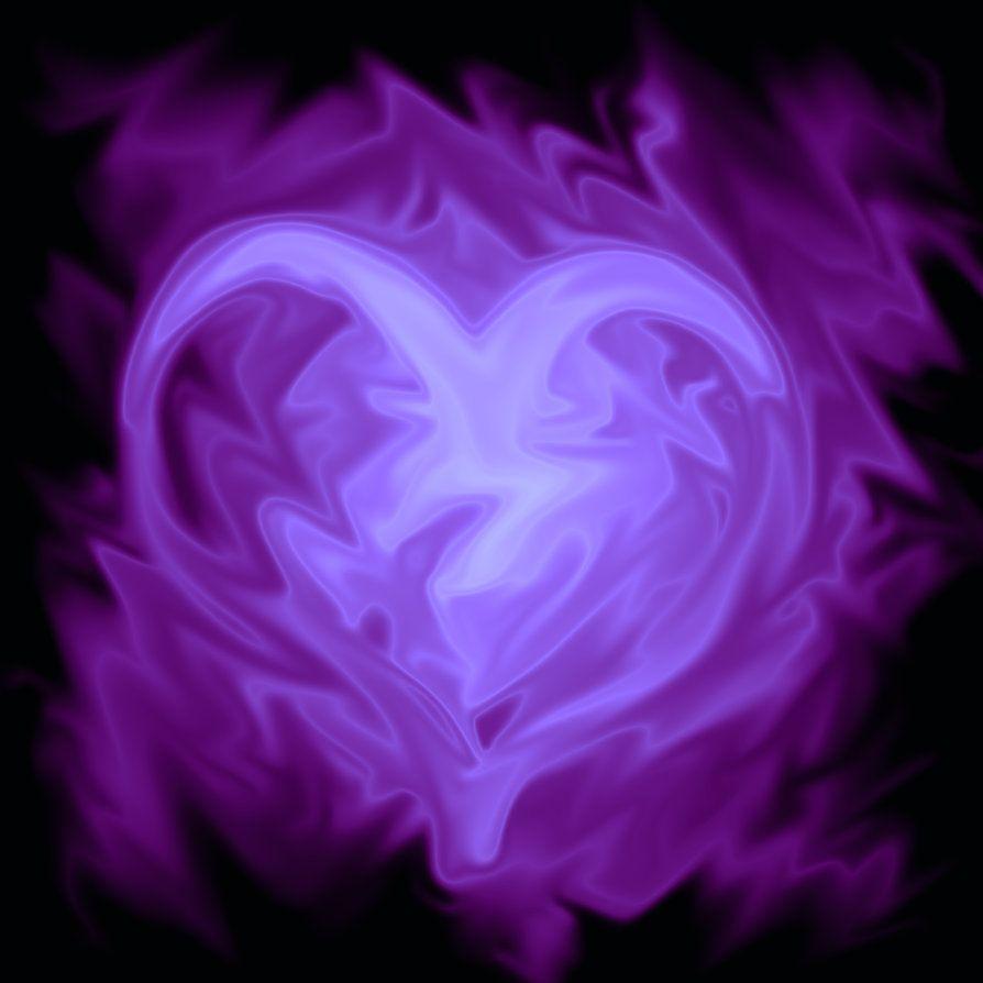 Black and Purple Heart Wallpapers - Top Free Black and Purple Heart ...