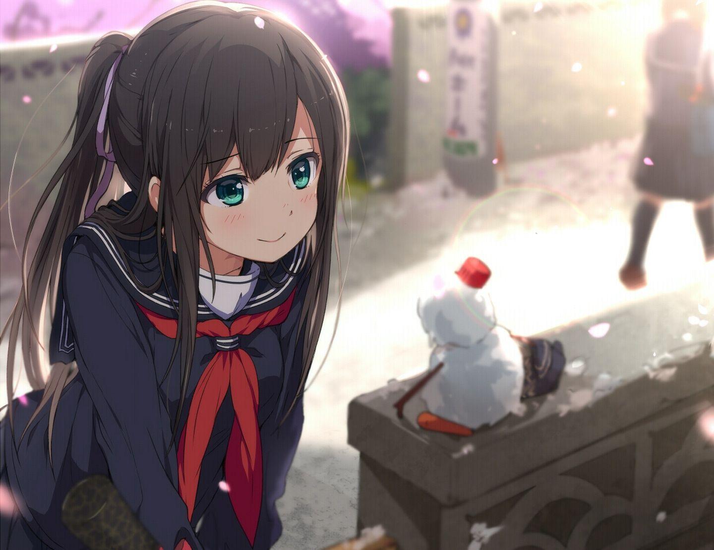 Black Hair Anime Girl Wallpapers Top Free Black Hair Anime Girl