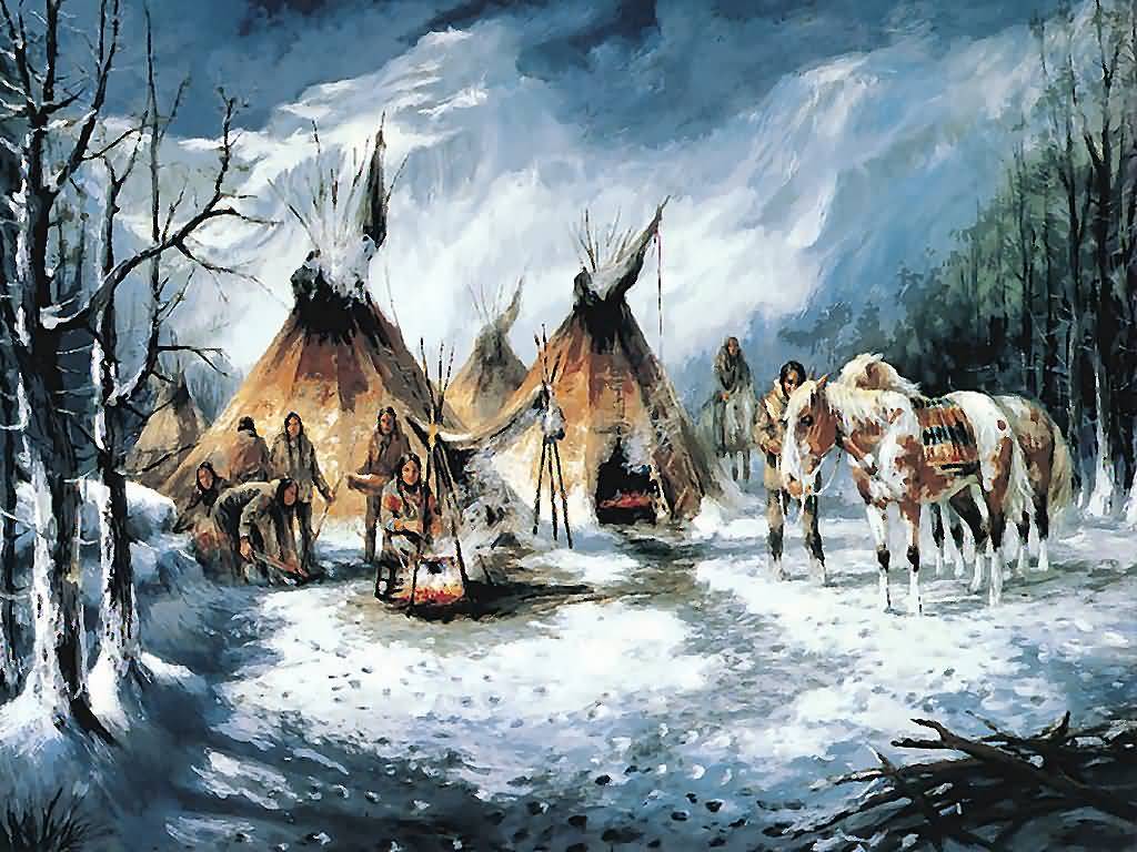 Native American Winter Wallpapers - Top Free Native American Winter ...