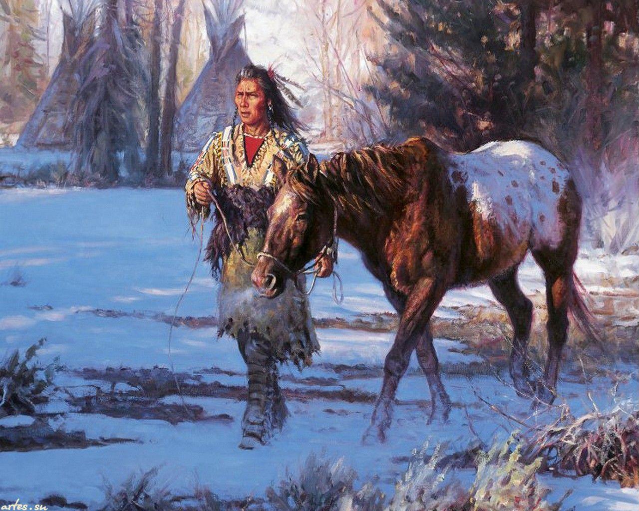 Native American Winter Wallpapers - Top Free Native American Winter ...