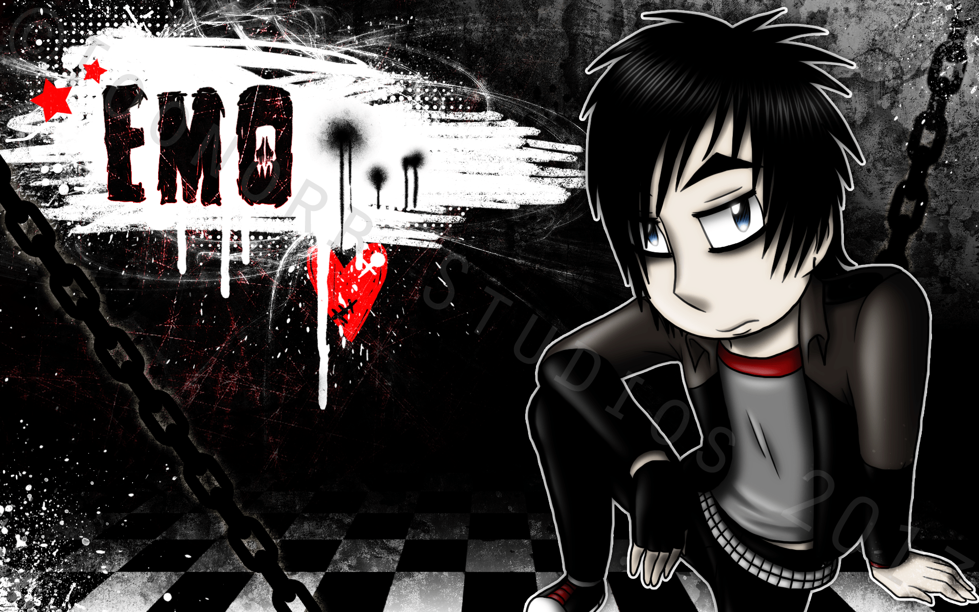 Emo Anime Boy Wallpapers - Top Free Emo Anime Boy Backgrounds ...