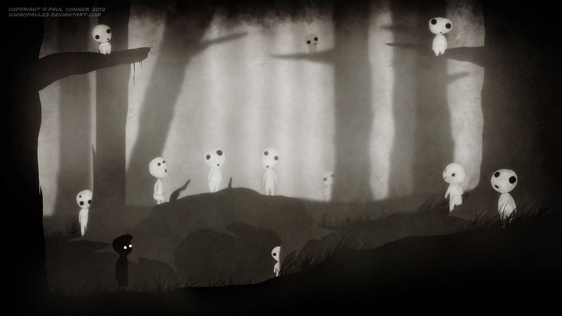 Black and White Studio Ghibli Wallpapers - Top Free Black and White ...