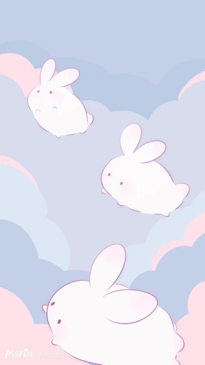Bunny Cute Kawaii Wallpapers - Top Free Bunny Cute Kawaii Backgrounds ...