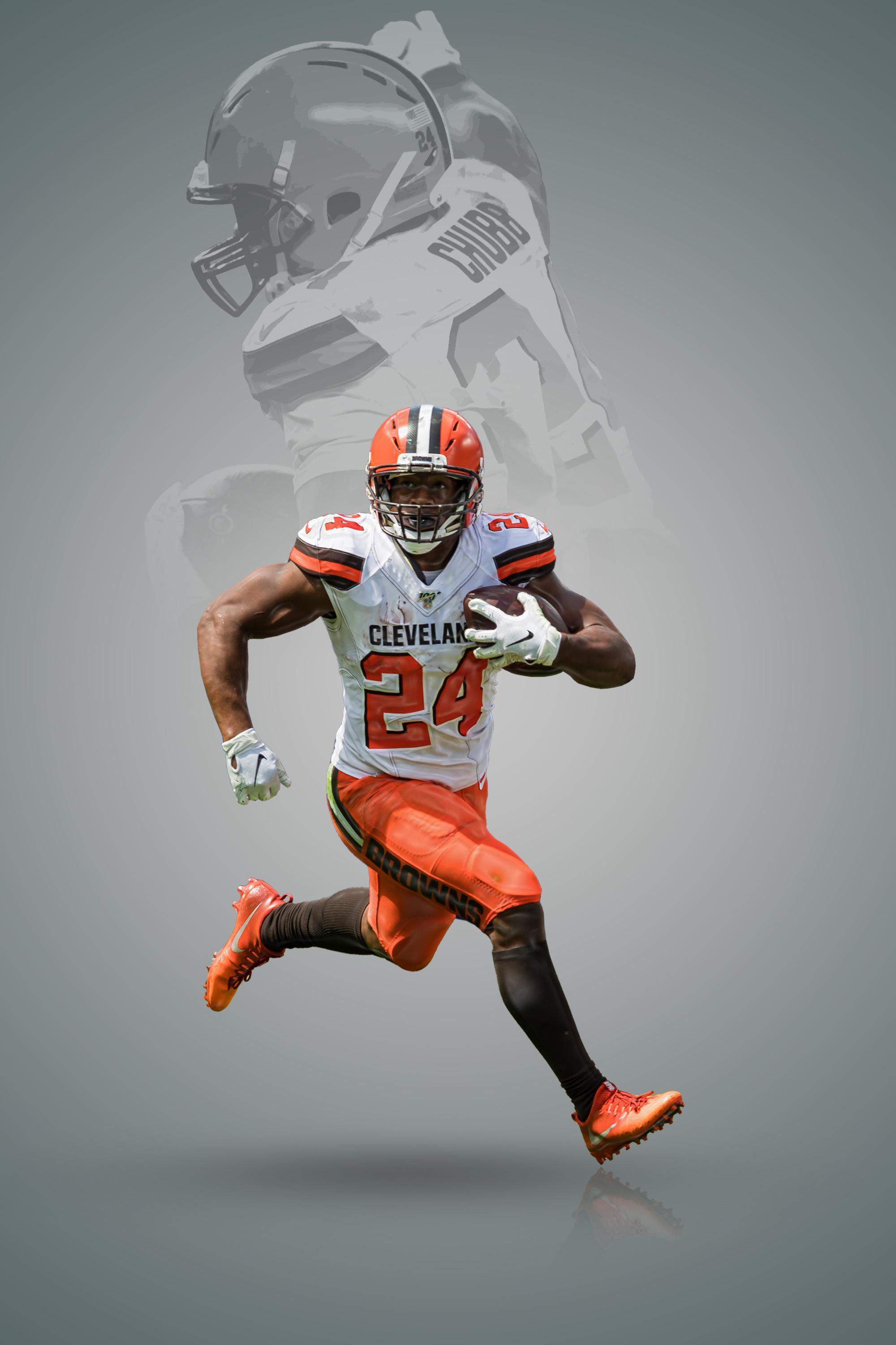 Nick Chubb Wallpapers - Top Free Nick Chubb Backgrounds - WallpaperAccess