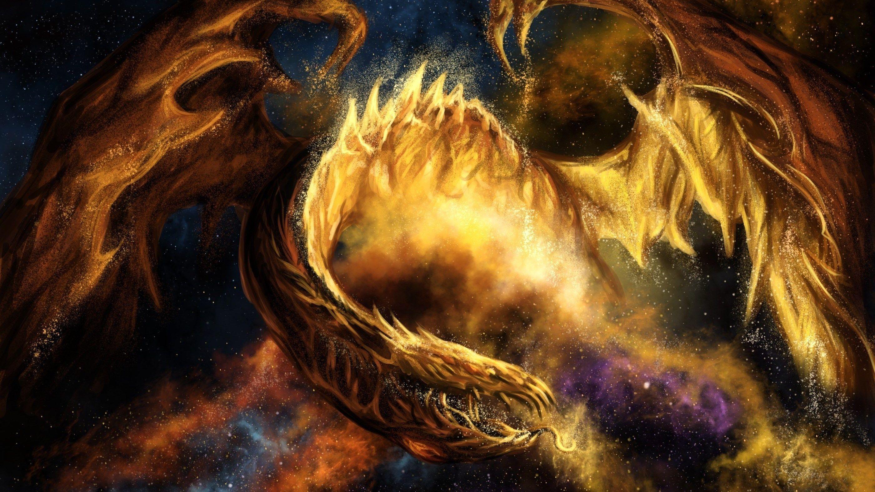Star Dragon Wallpapers - Top Free Star Dragon Backgrounds - WallpaperAccess