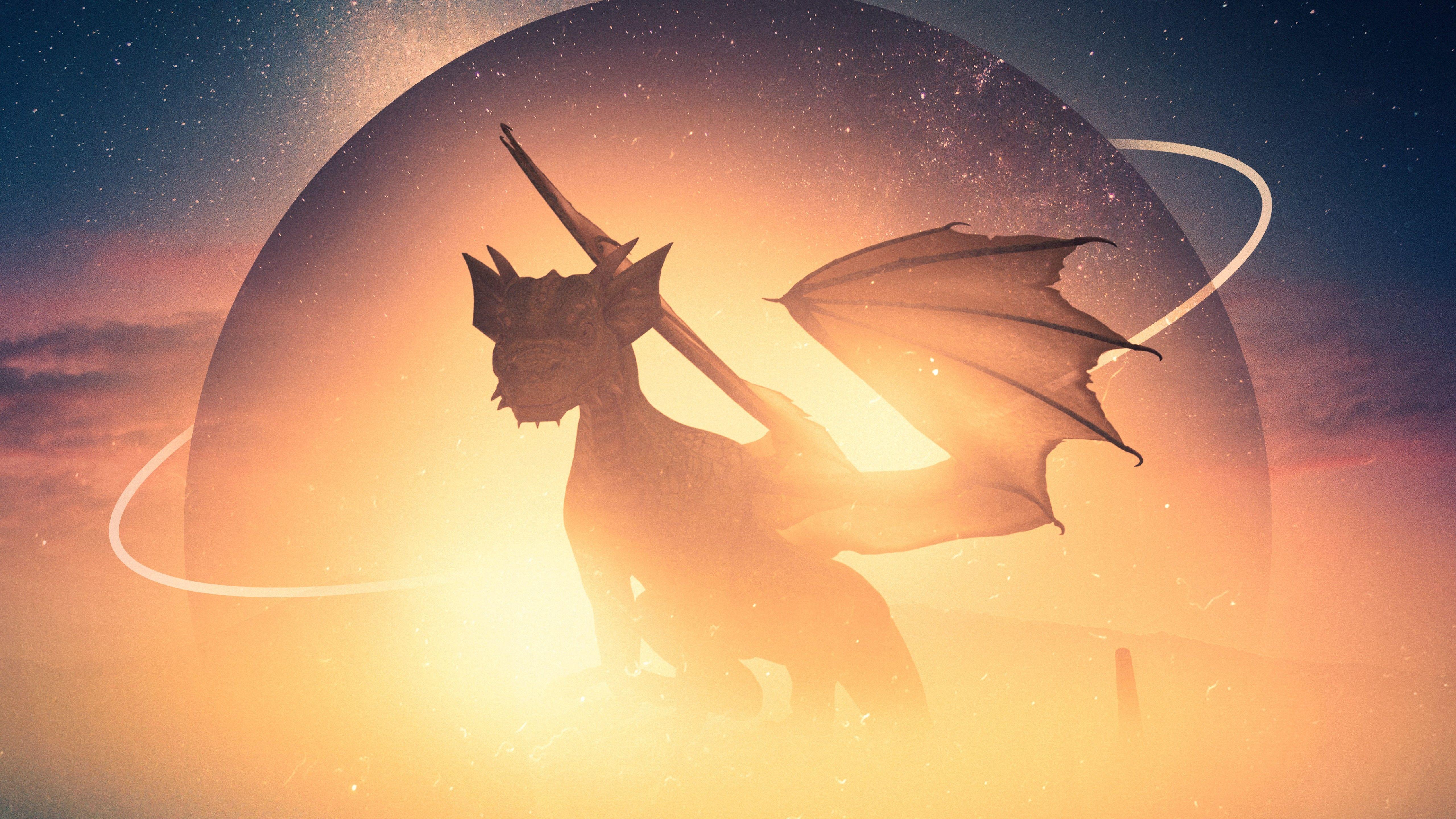 Star Dragon Wallpapers - Top Free Star Dragon Backgrounds - WallpaperAccess