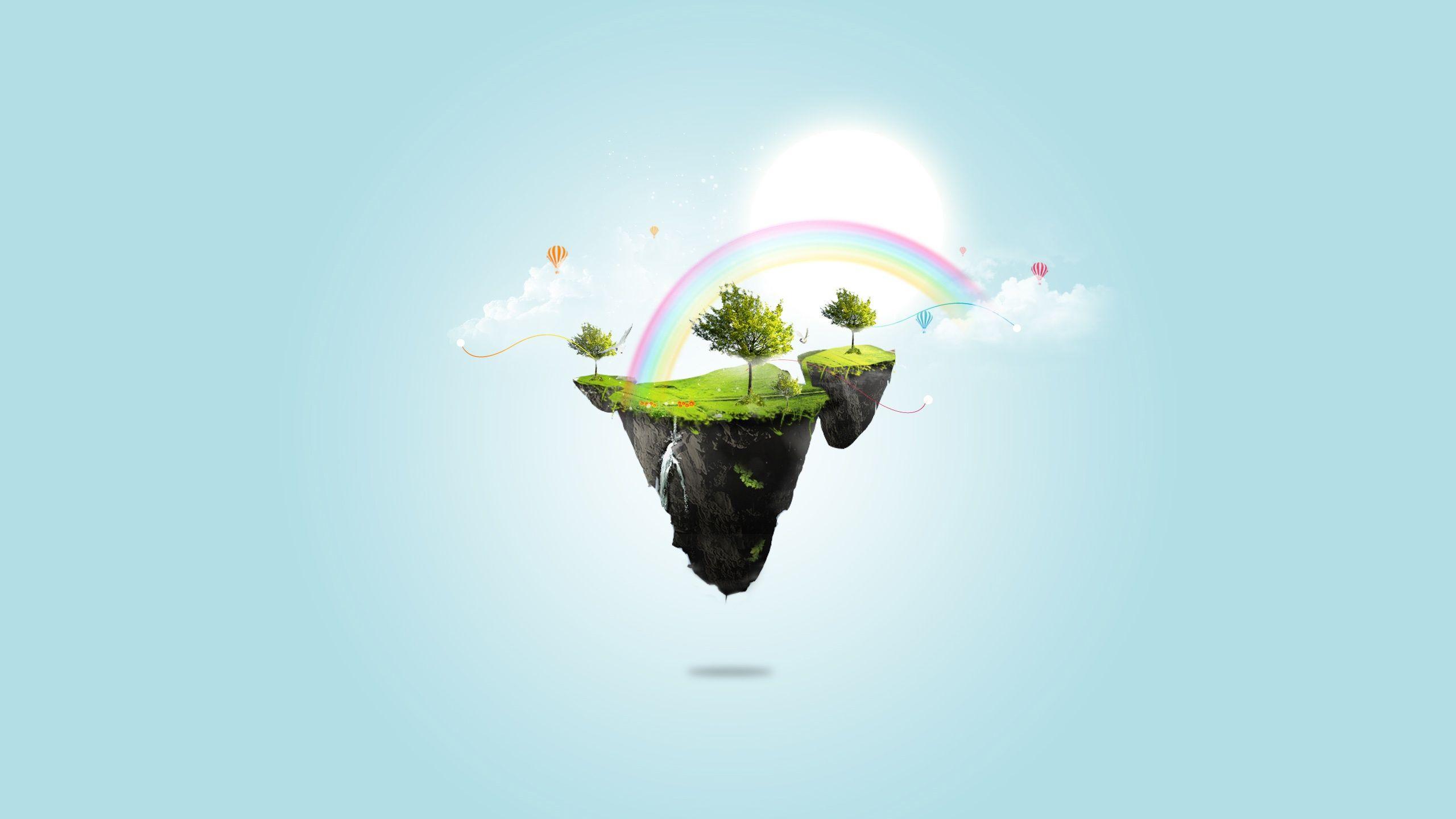 Rainbow Earth Wallpapers - Top Free Rainbow Earth Backgrounds ...