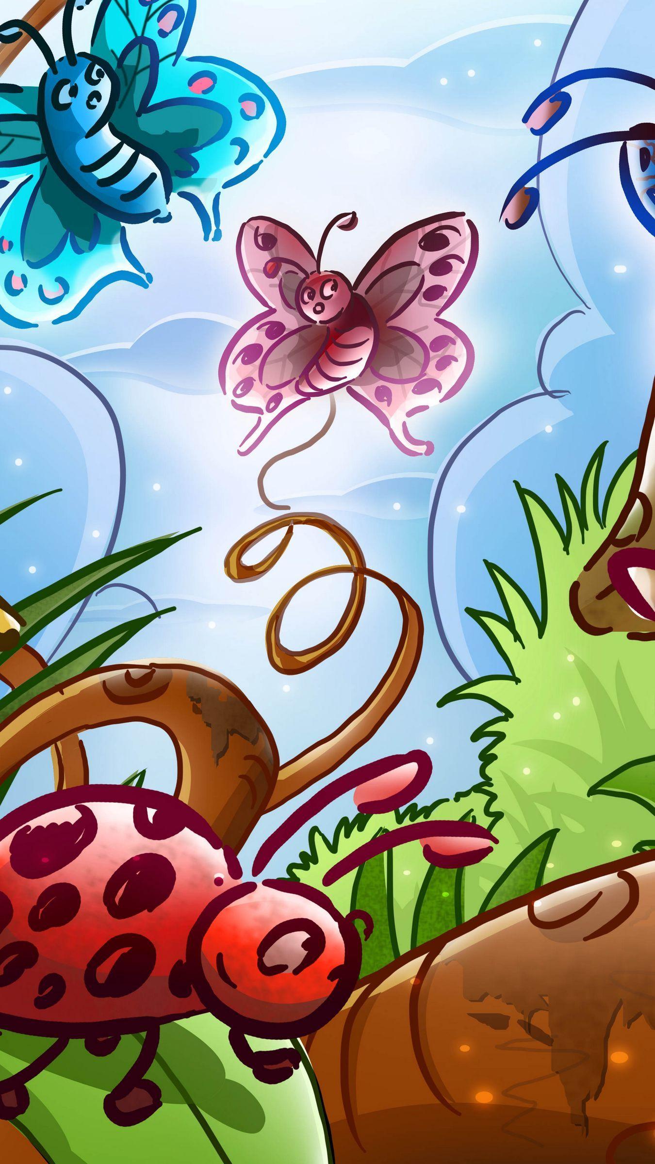 Insects Cartoon Wallpapers - Top Free Insects Cartoon Backgrounds ...