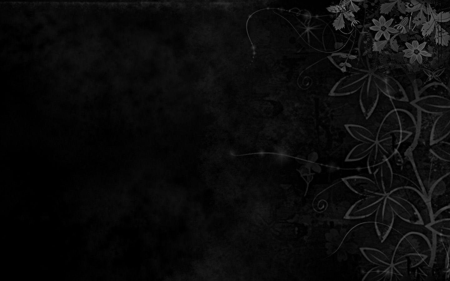Black Abstract Flower Desktop Wallpapers - Top Free Black Abstract ...