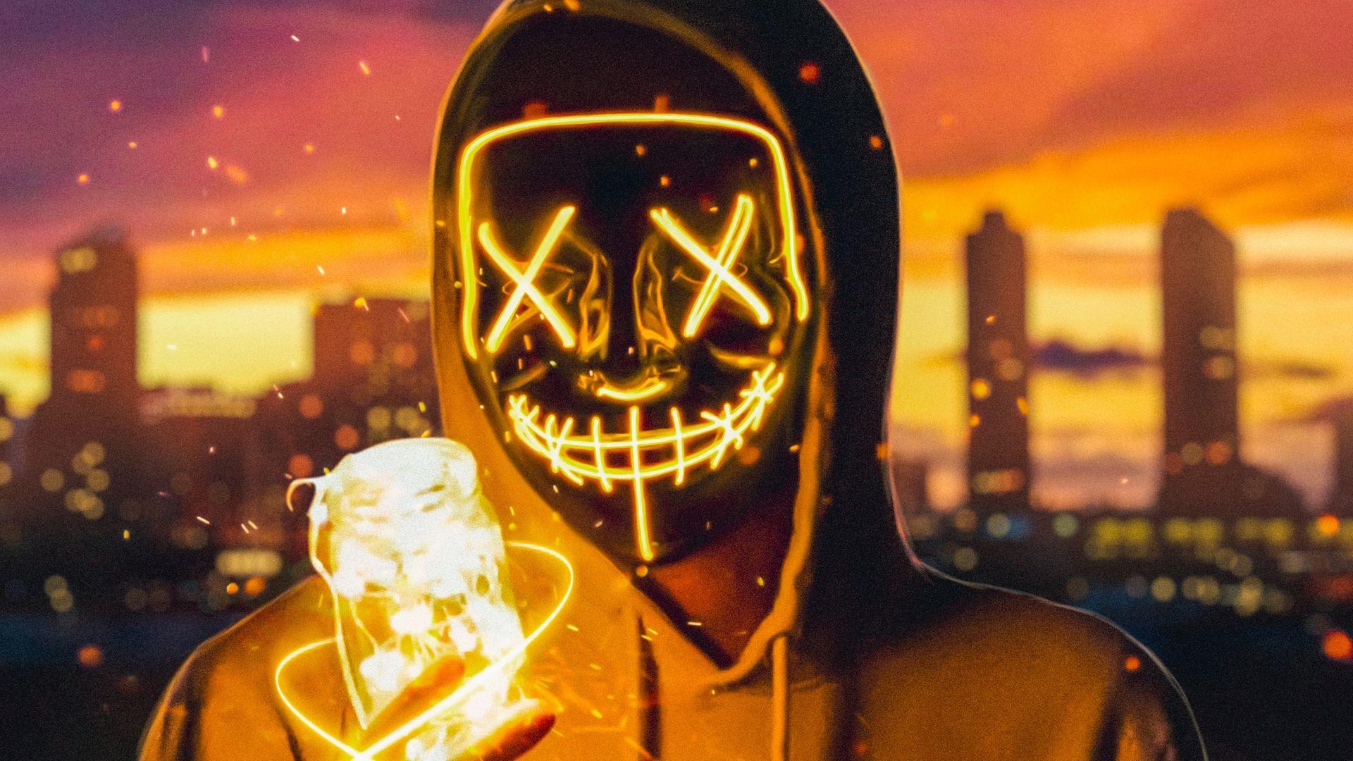 1920x1080 Neon Mask Wallpapers - Top Free 1920x1080 Neon Mask ...