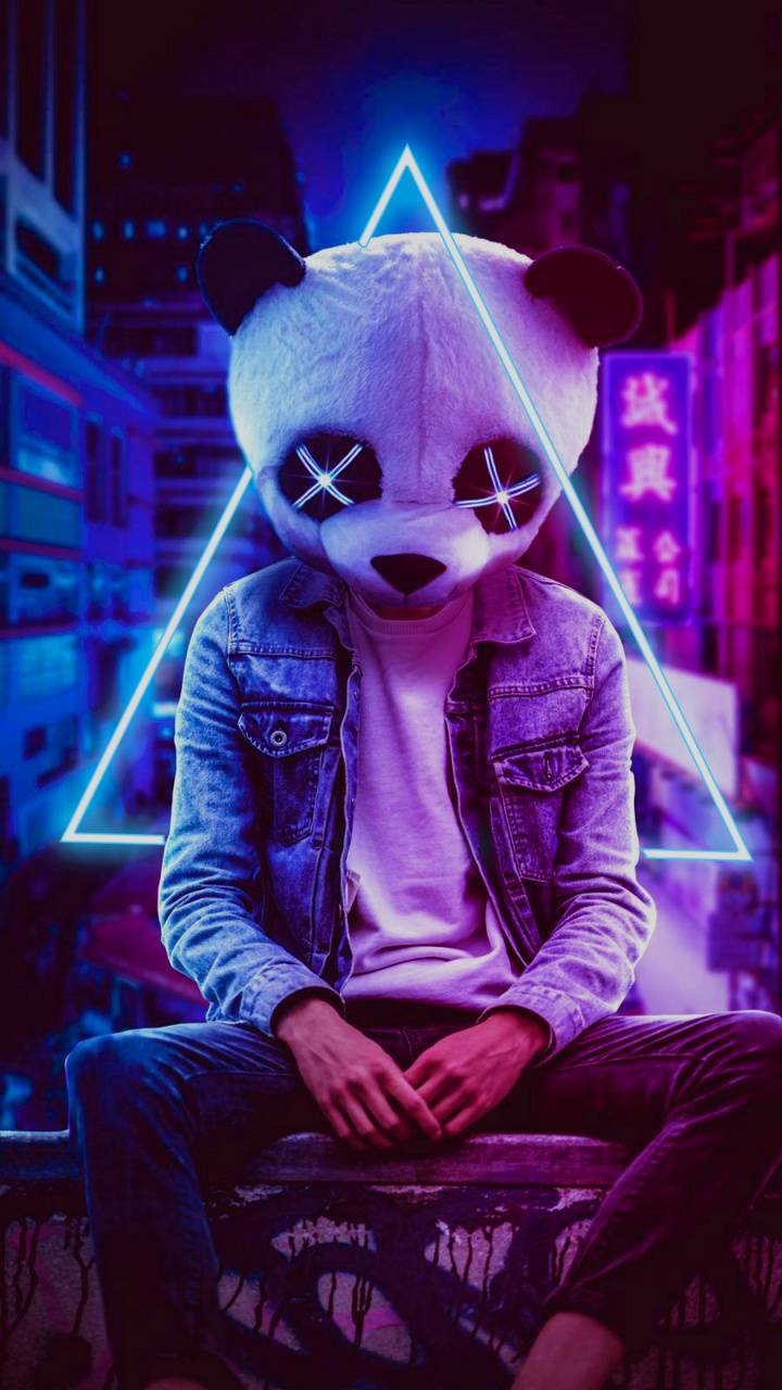 Neon Panda Wallpapers - Top Free Neon Panda Backgrounds - WallpaperAccess