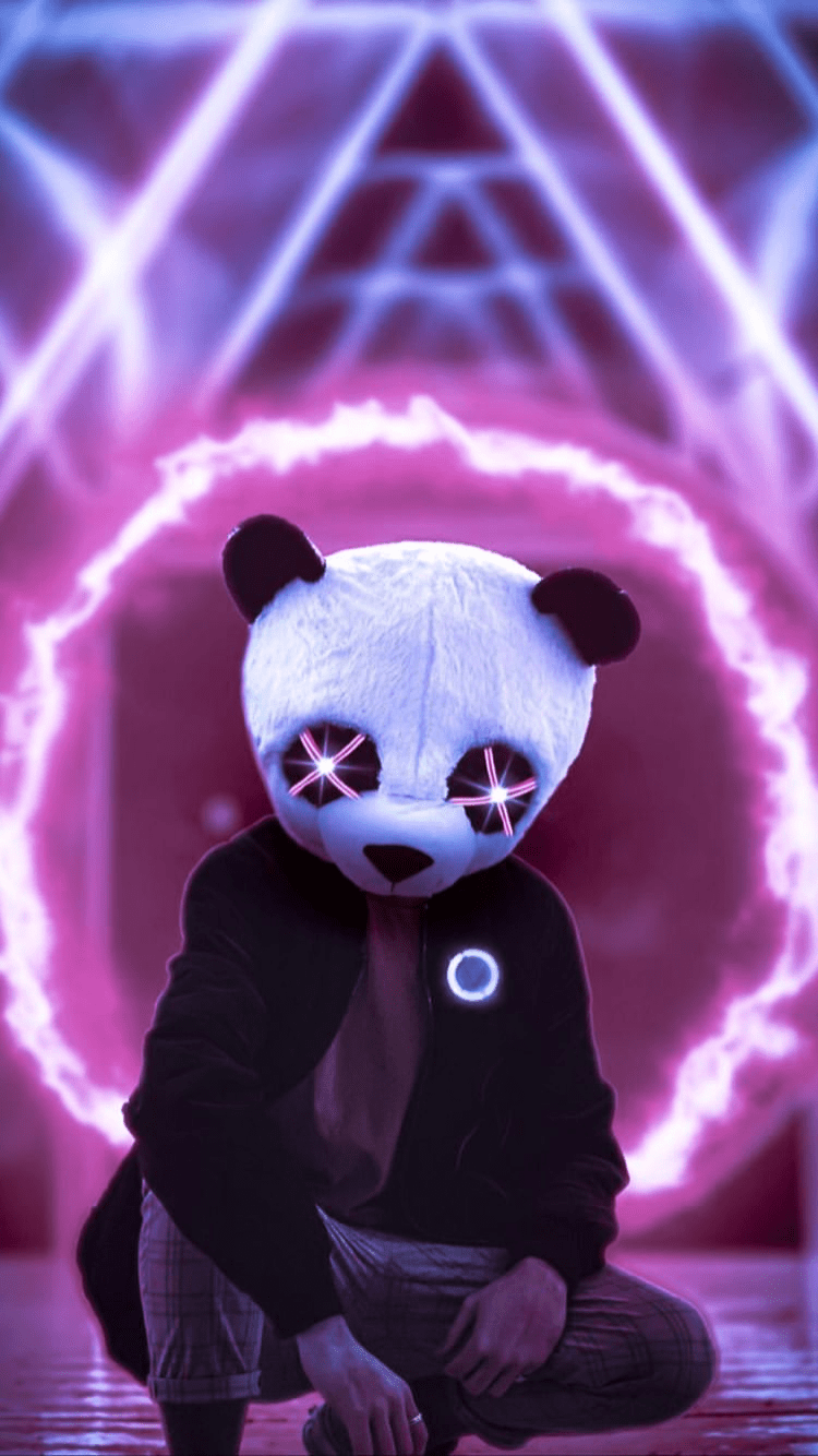 Neon Panda Wallpapers - Top Free Neon Panda Backgrounds - WallpaperAccess