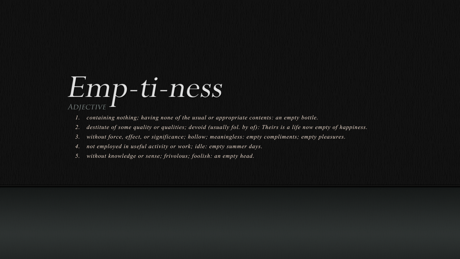 Emptiness Wallpapers - Top Free Emptiness Backgrounds - WallpaperAccess