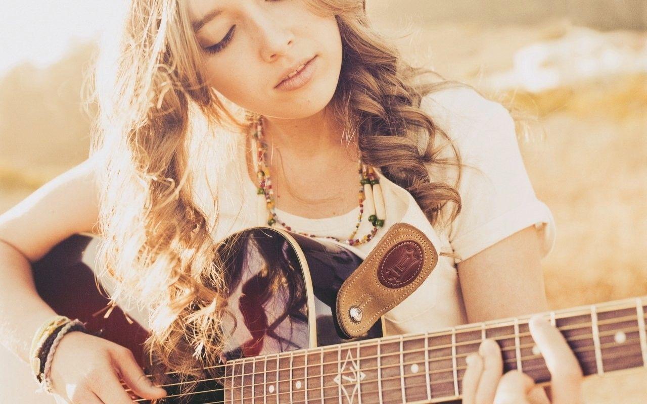 Girl With Guitar Wallpapers - Top Free Girl With Guitar Backgrounds ...