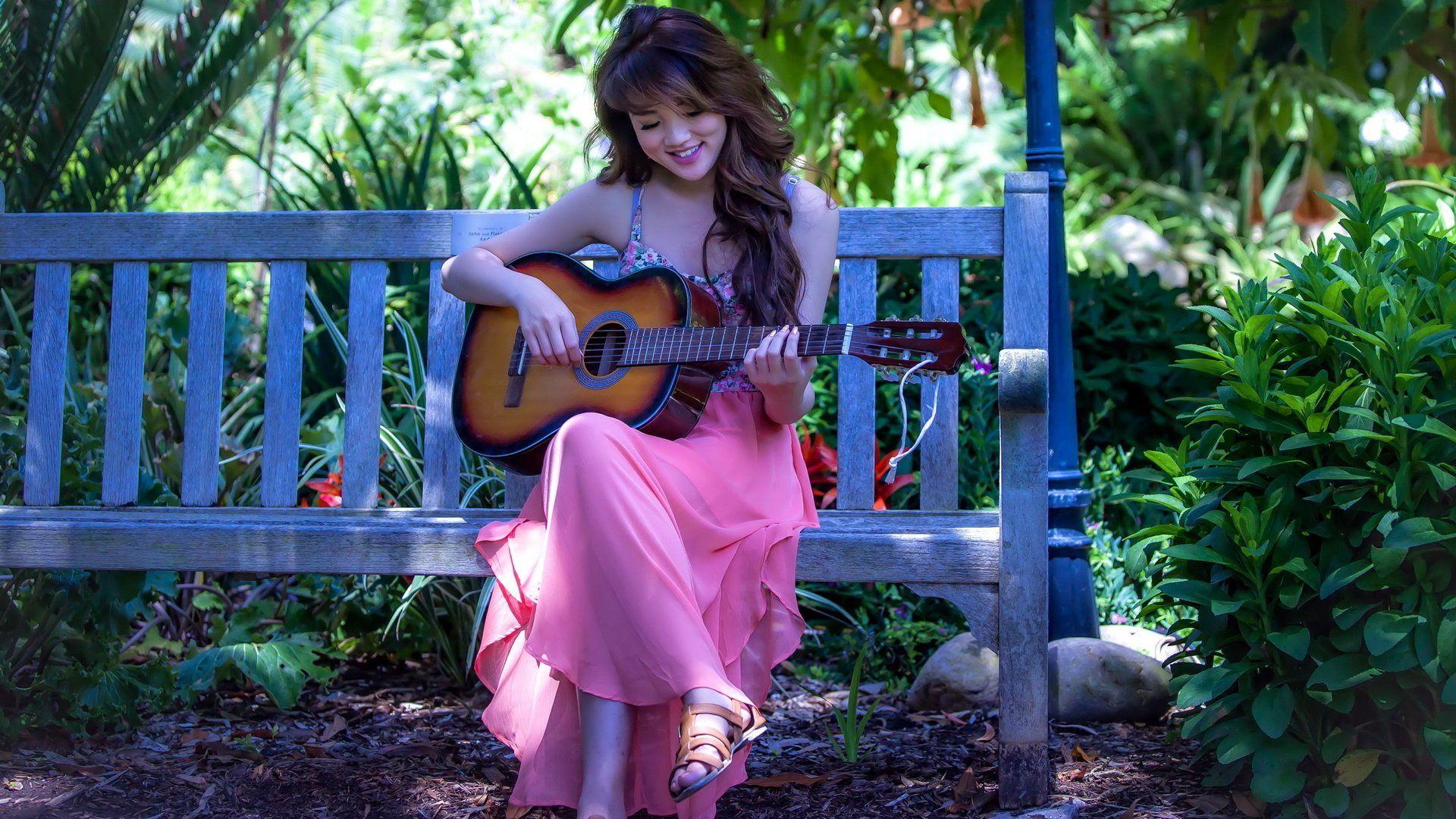 Girl With Guitar Wallpapers - Top Free Girl With Guitar Backgrounds ...