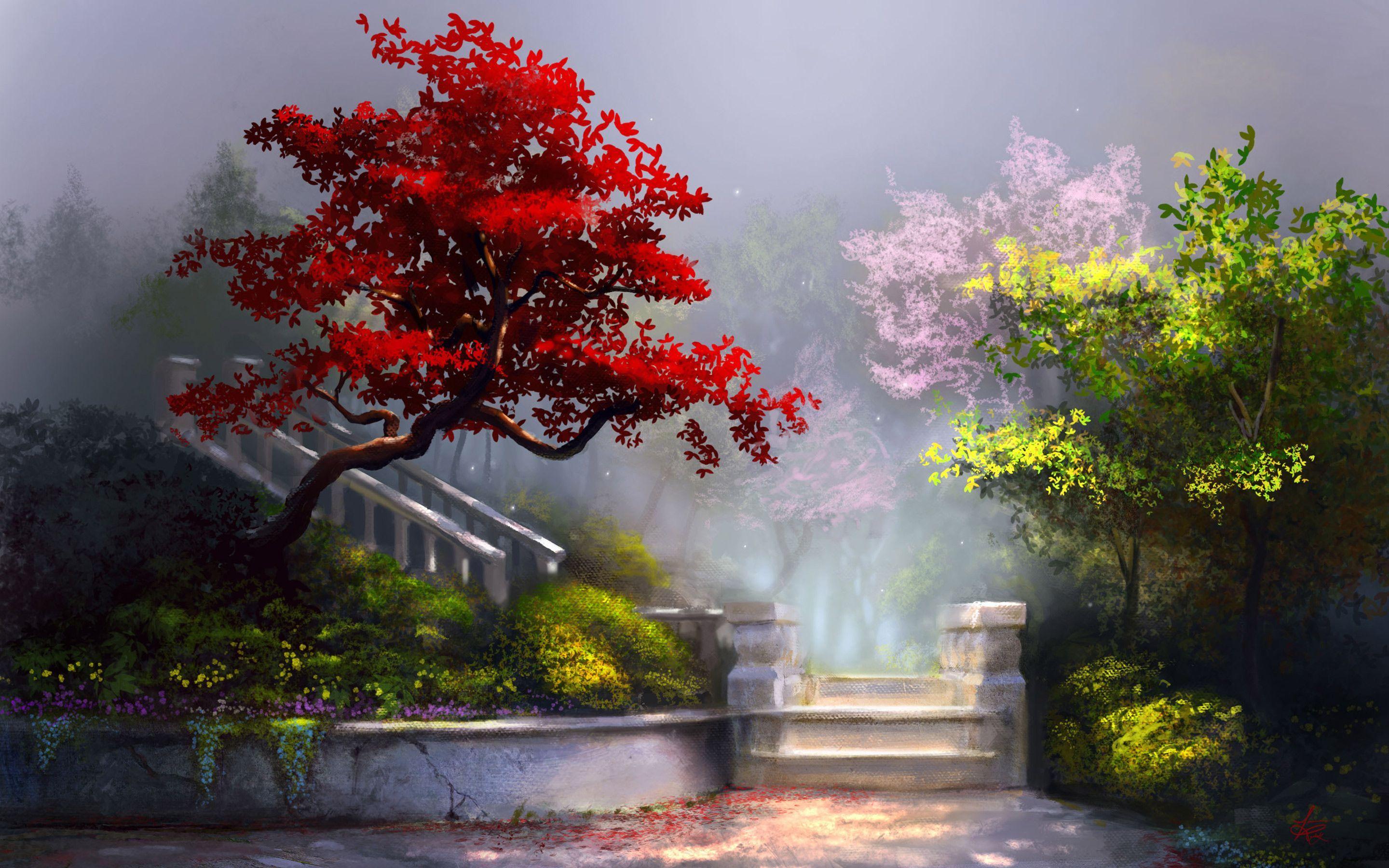 Enchanted Garden Wallpapers - Top Free Enchanted Garden Backgrounds ...