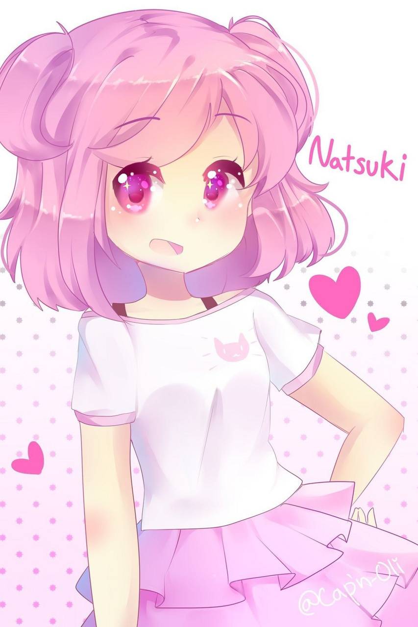 Cute Natsuki Wallpapers - Top Free Cute Natsuki Backgrounds - WallpaperAccess