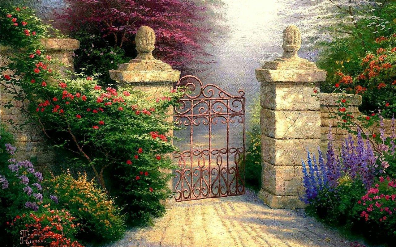 Garden Gate Wallpapers - Top Free Garden Gate Backgrounds - WallpaperAccess