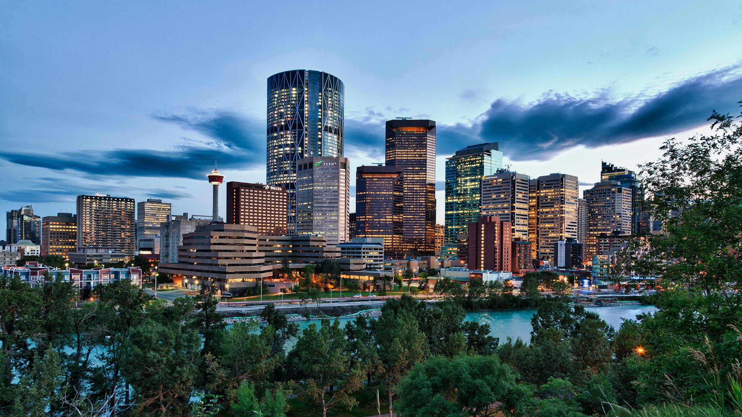 Calgary Skyline Wallpapers - Top Free Calgary Skyline Backgrounds ...