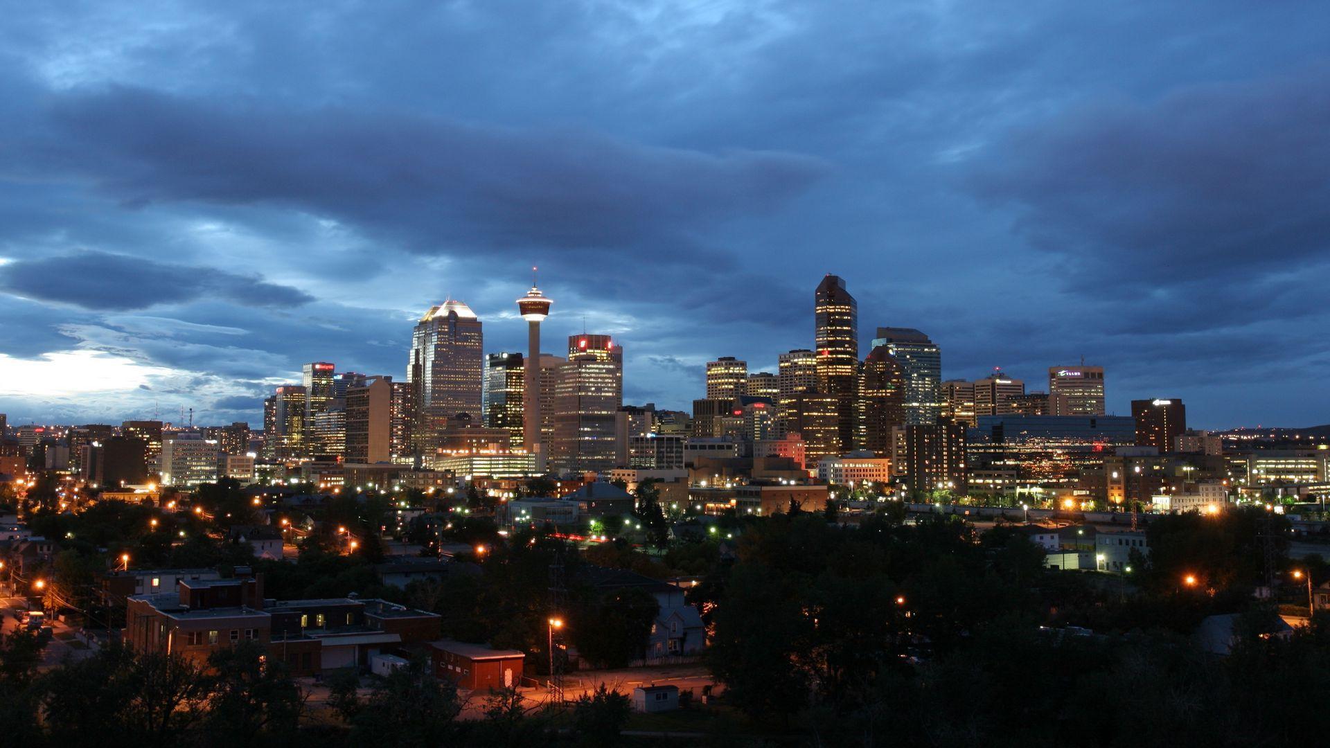 Calgary Skyline Wallpapers - Top Free Calgary Skyline Backgrounds ...