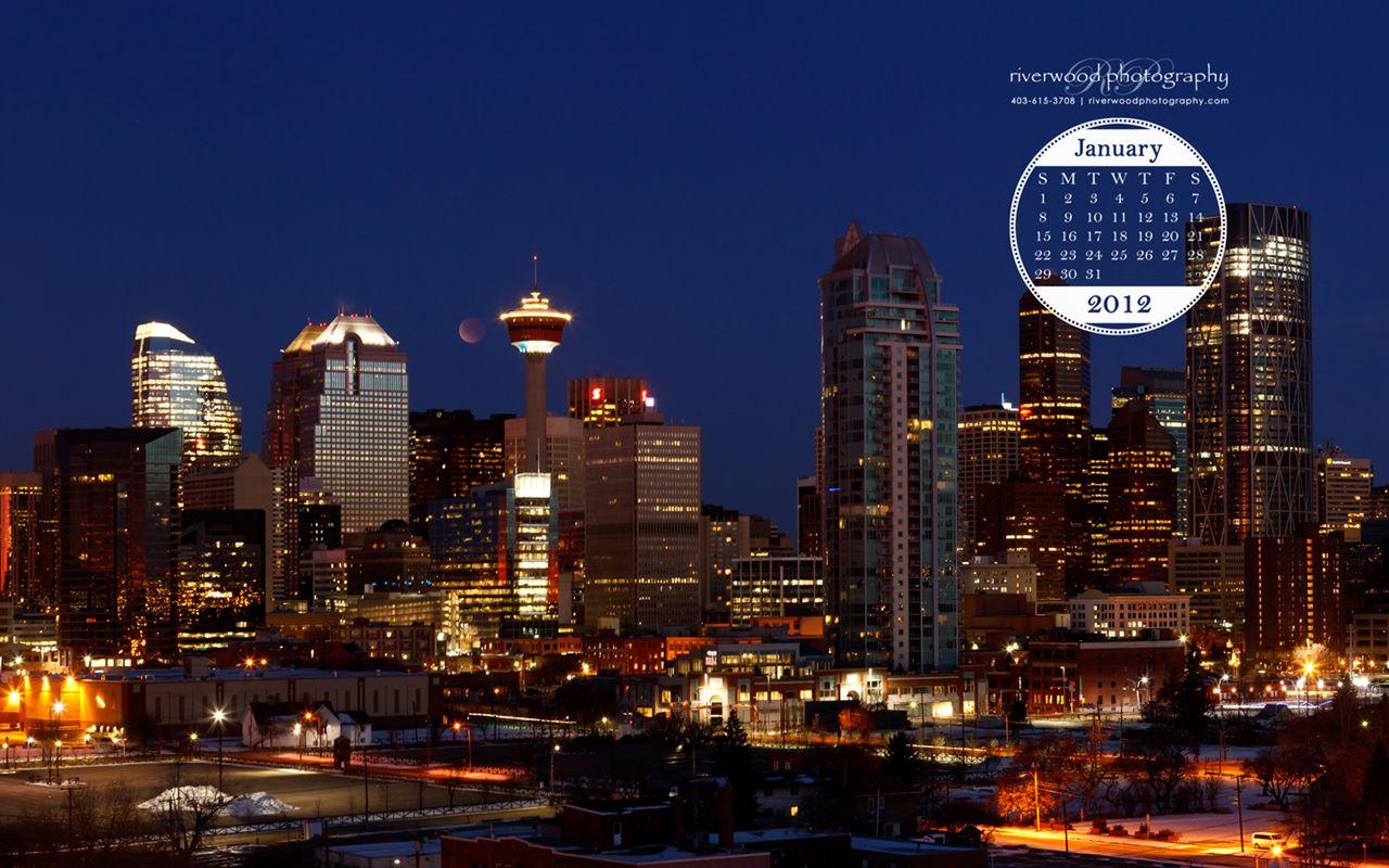 Calgary Skyline Wallpapers - Top Free Calgary Skyline Backgrounds ...