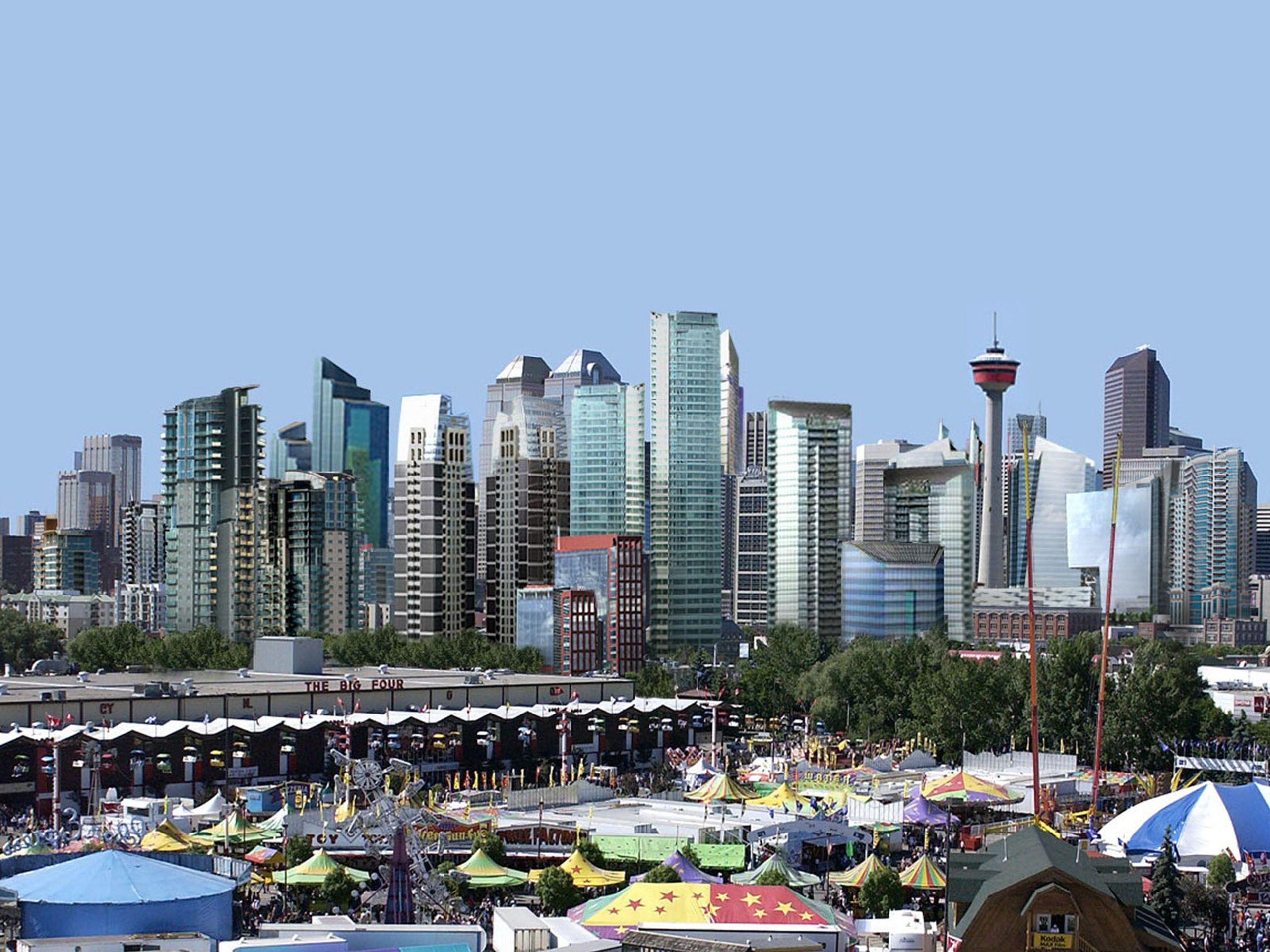 Calgary Skyline Wallpapers - Top Free Calgary Skyline Backgrounds ...