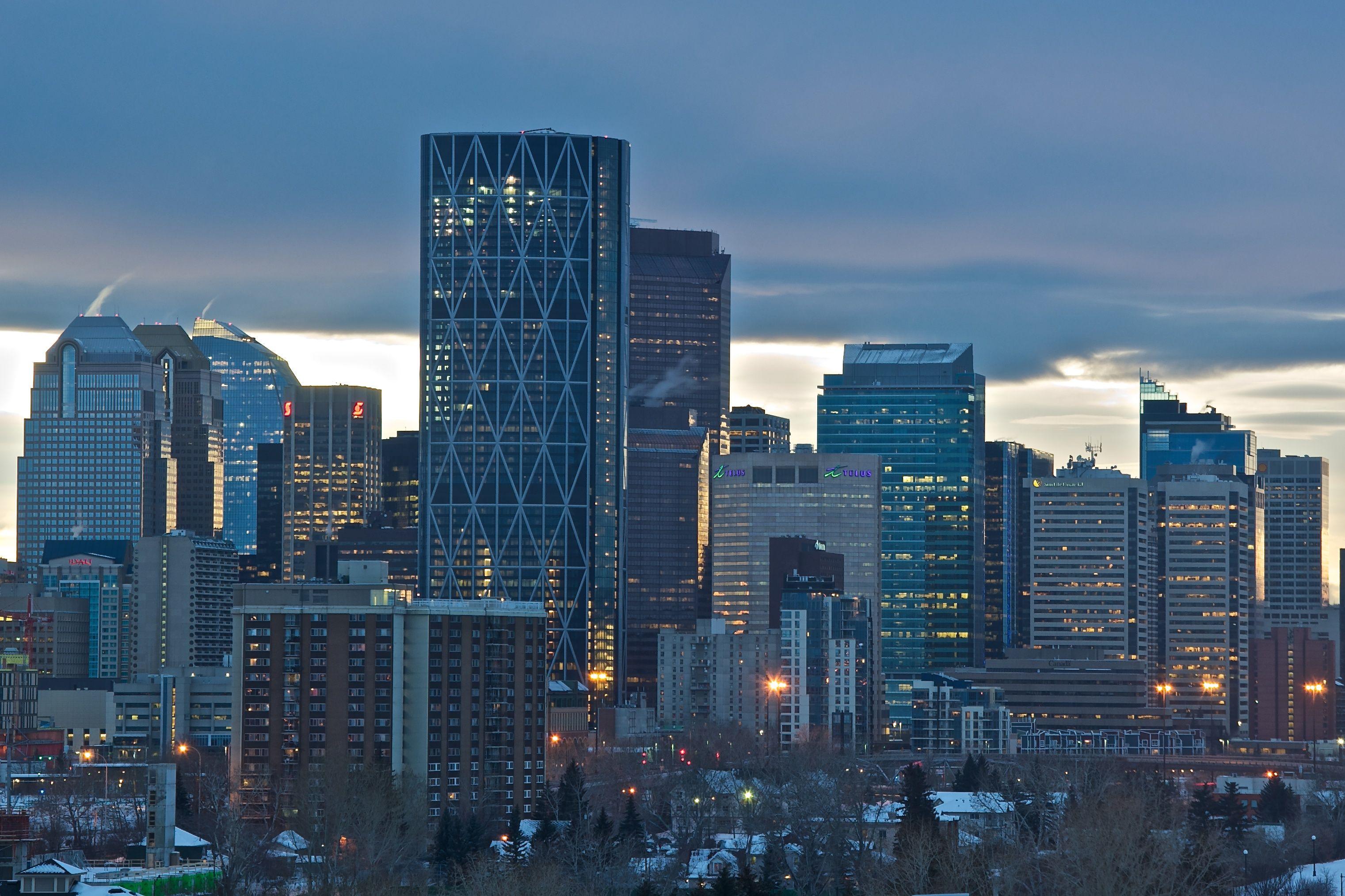 Calgary Skyline Wallpapers - Top Free Calgary Skyline Backgrounds ...