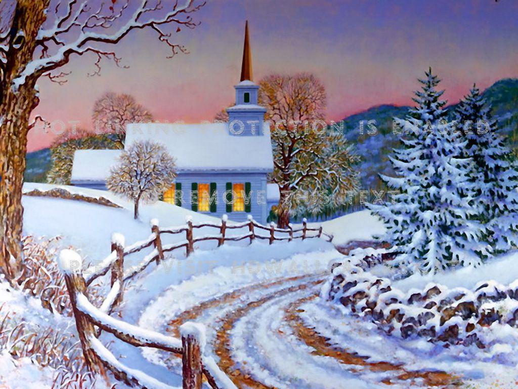 Snowy Church Wallpapers - Top Free Snowy Church Backgrounds ...