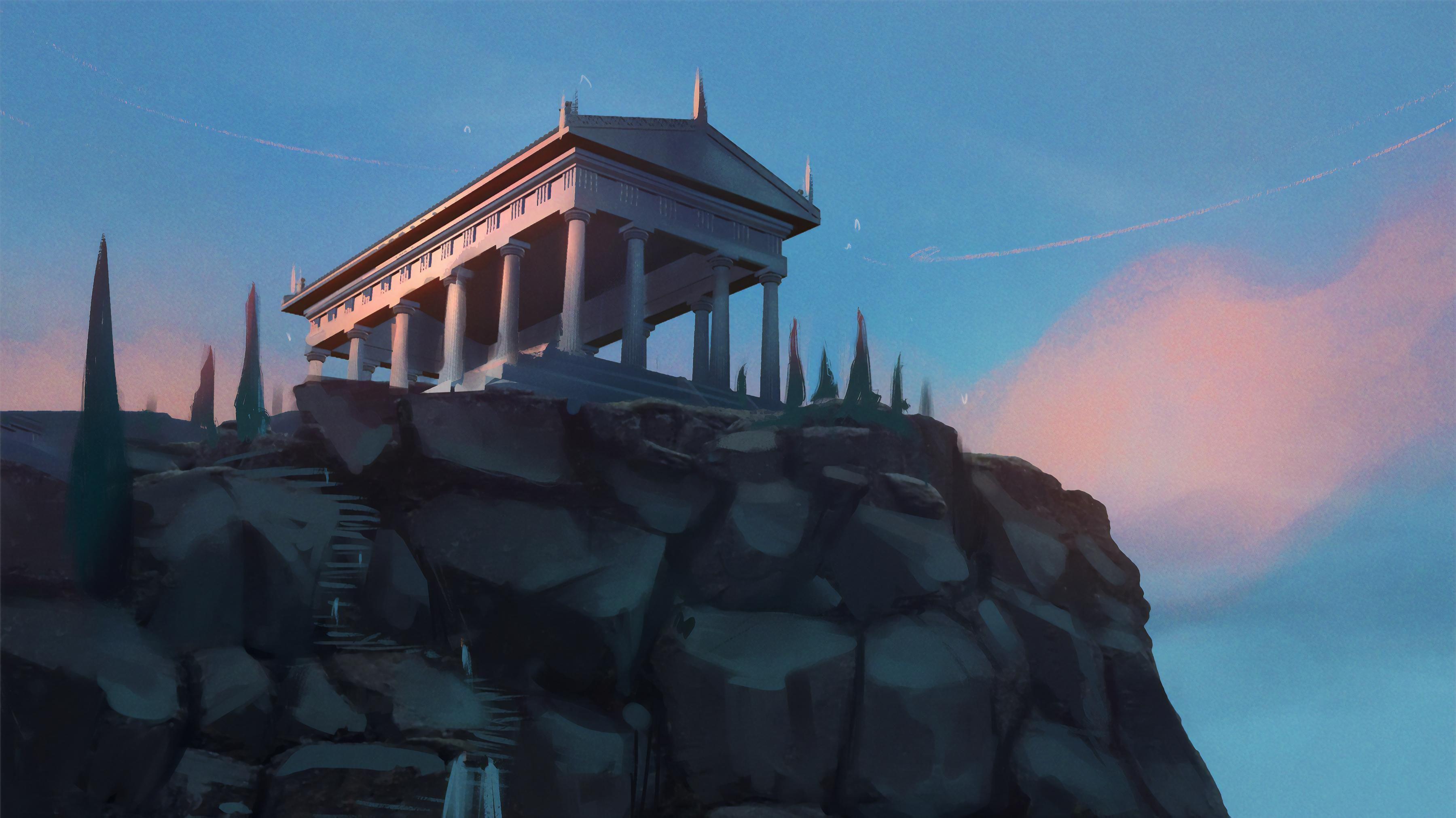 Greek Building Wallpapers - Top Free Greek Building Backgrounds ...