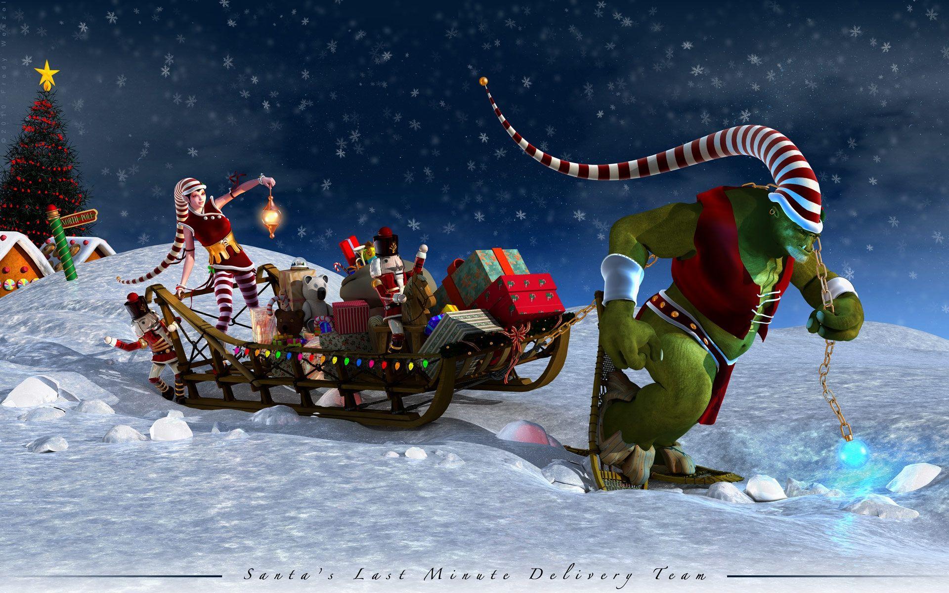 Scary Santa Wallpapers - Top Free Scary Santa Backgrounds - WallpaperAccess