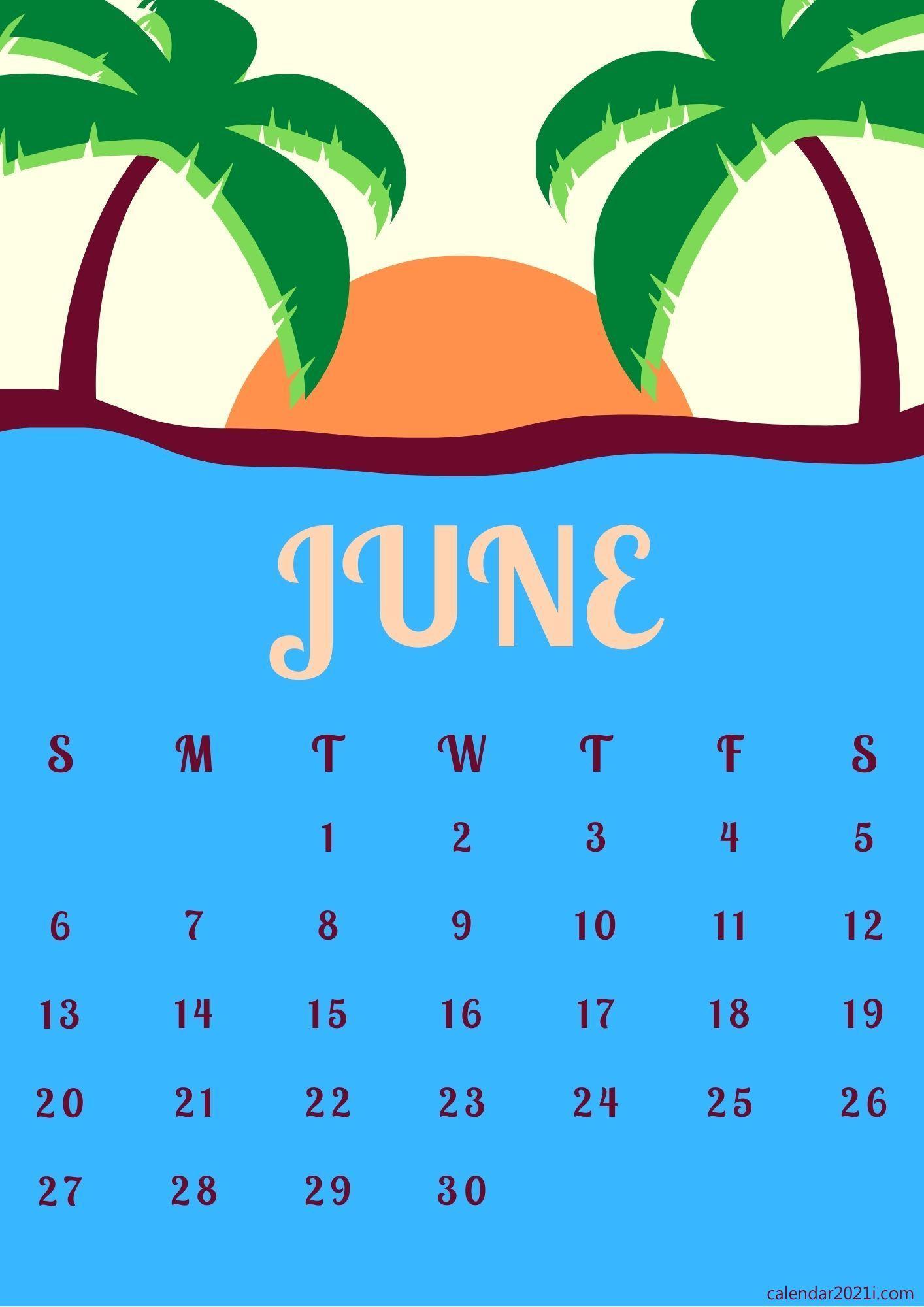 June 2021 Calendar Wallpapers - Top Free June 2021 Calendar Backgrounds ...
