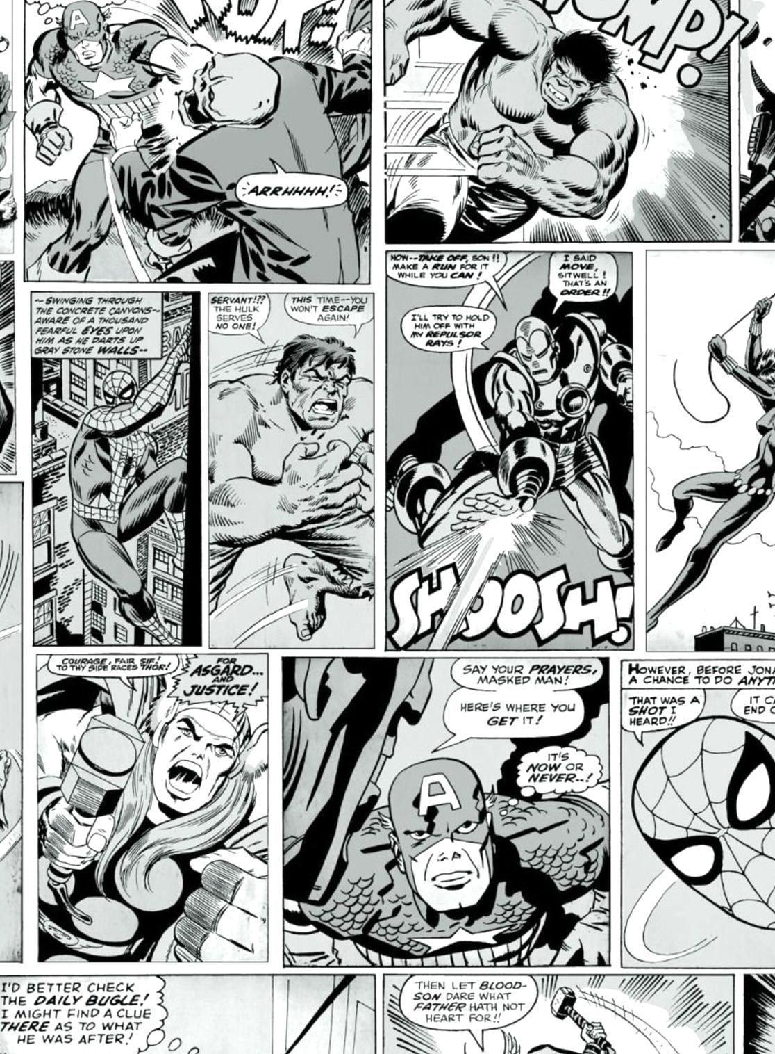 Black and White Comic Wallpapers - Top Free Black and White Comic ...