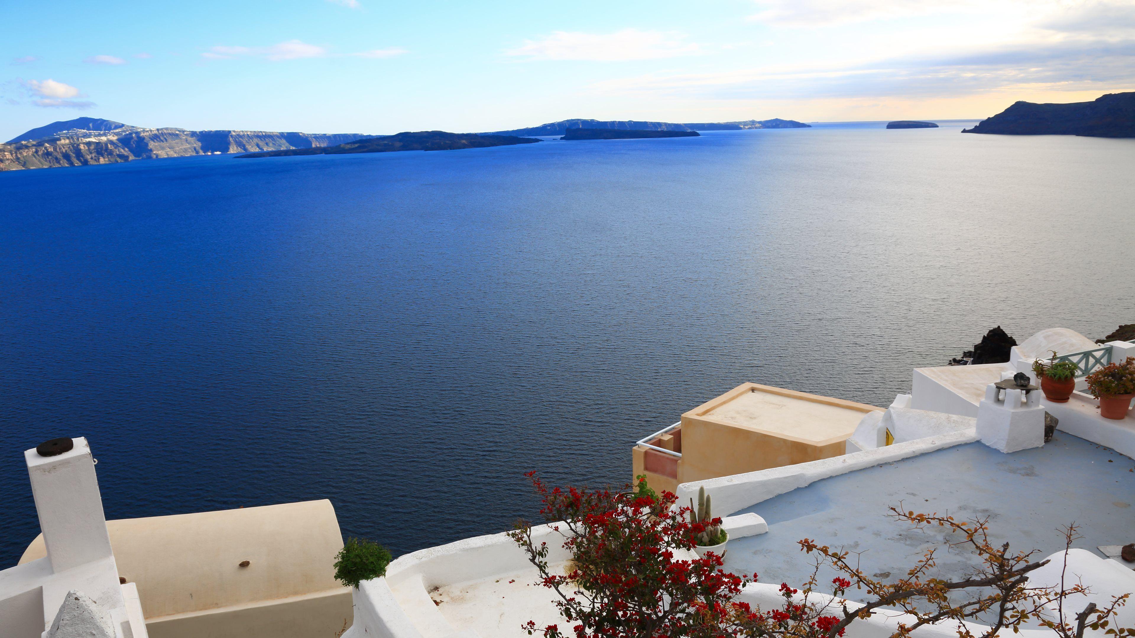 Santorini Greece Wallpapers - Top Free Santorini Greece Backgrounds ...