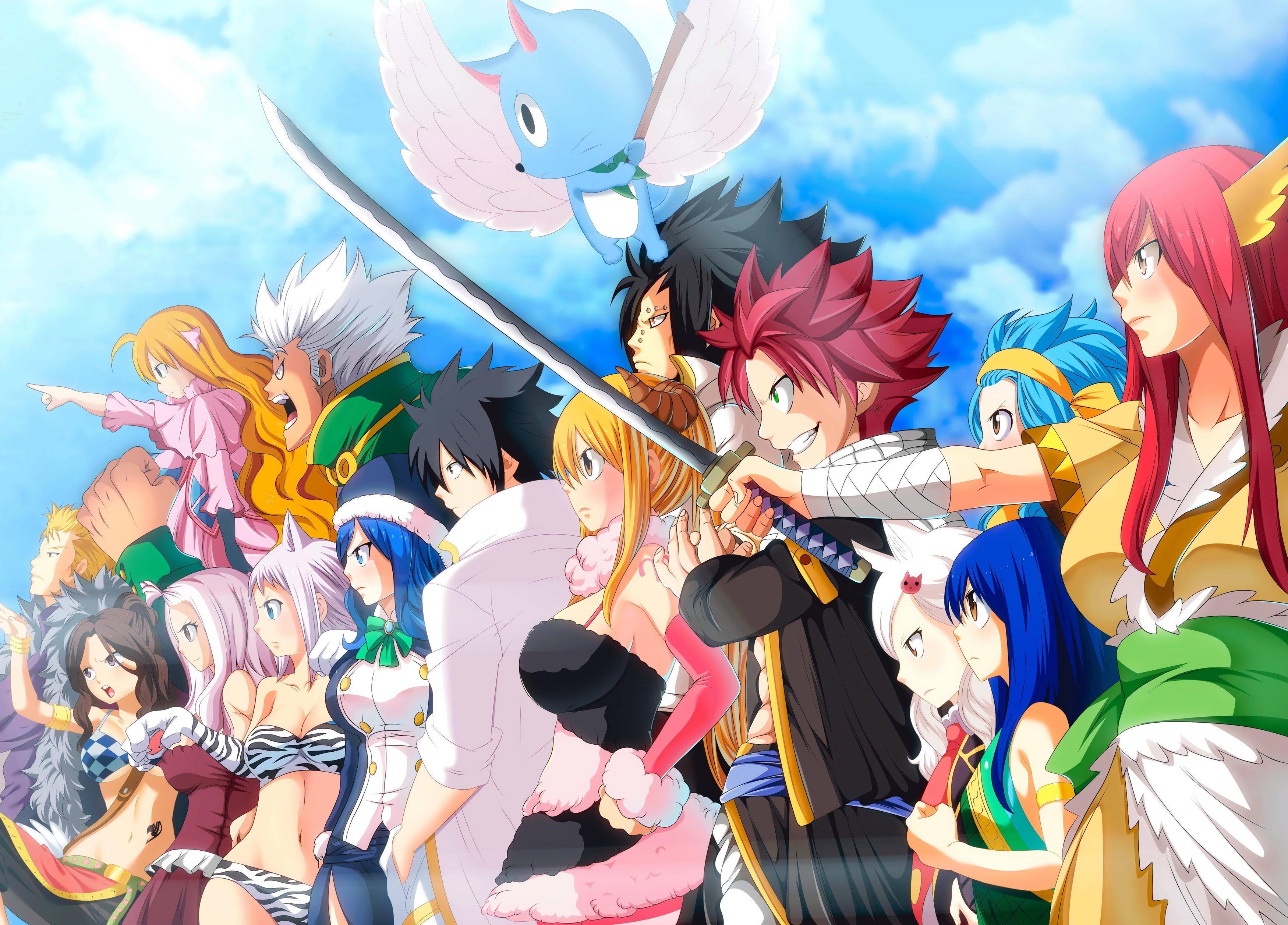 Fairy Tail 4k Wallpapers Top Free Fairy Tail 4k Backgrounds