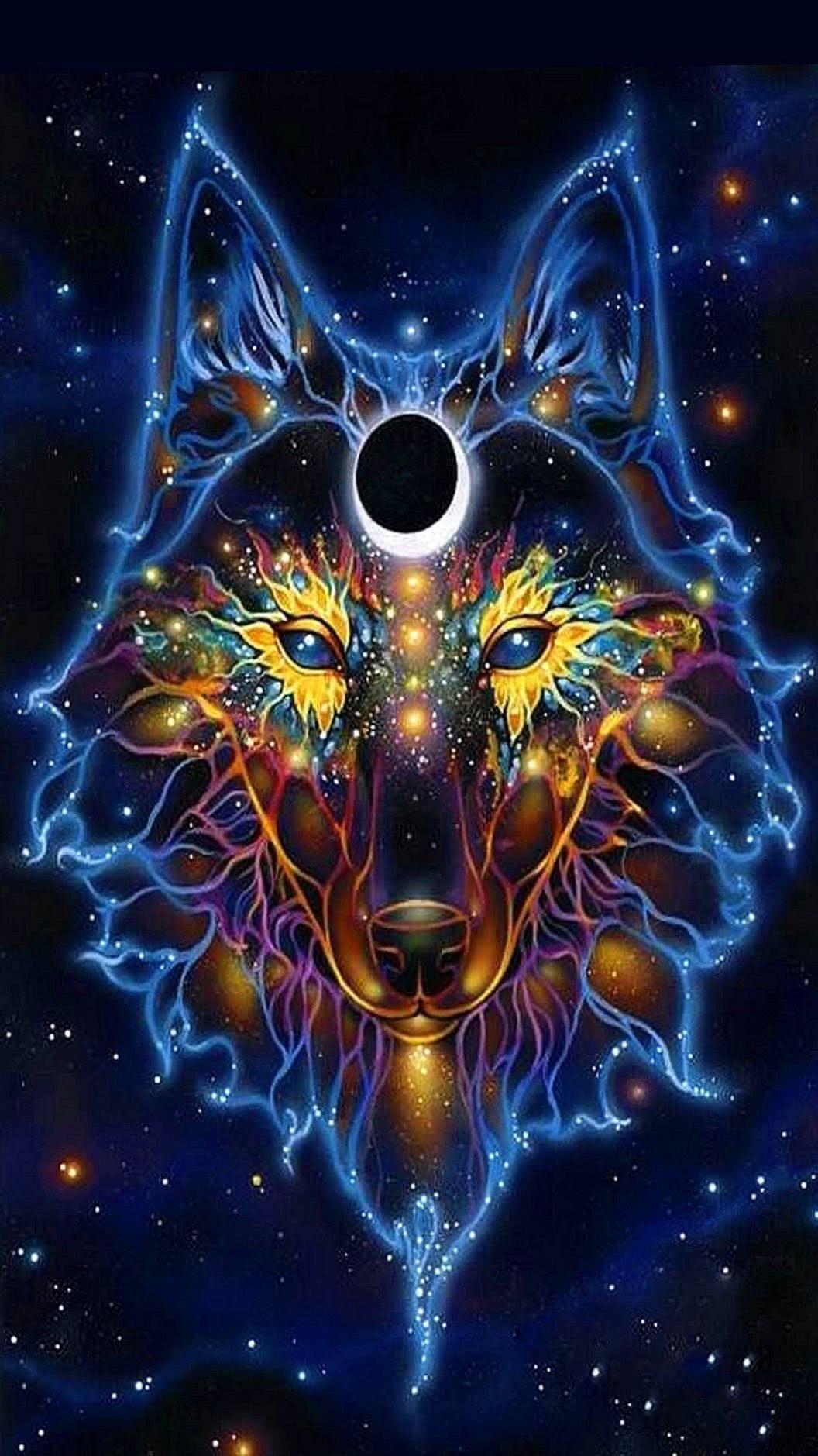 Cool Neon Wolves Wallpapers - Top Free Cool Neon Wolves Backgrounds ...