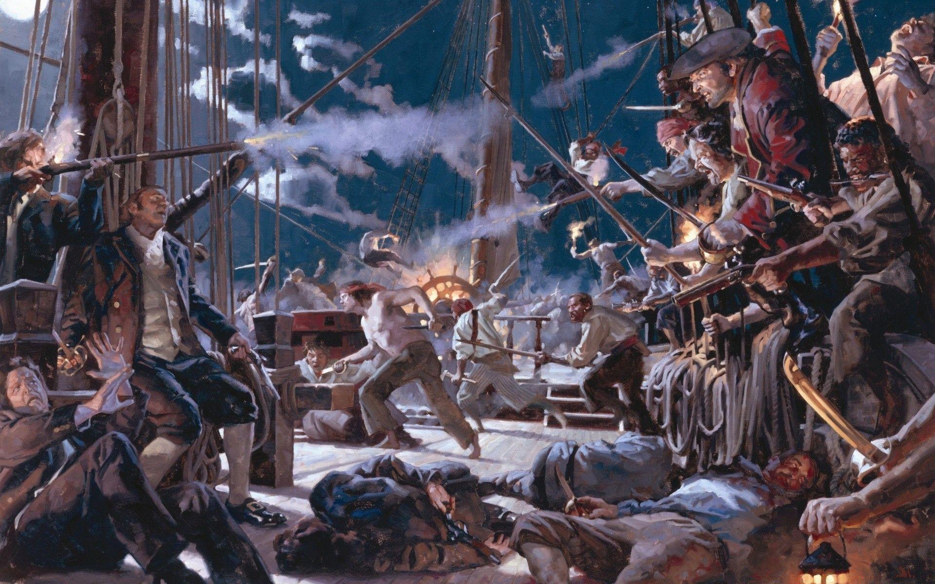 Pirate Battle Wallpapers - Top Free Pirate Battle Backgrounds ...