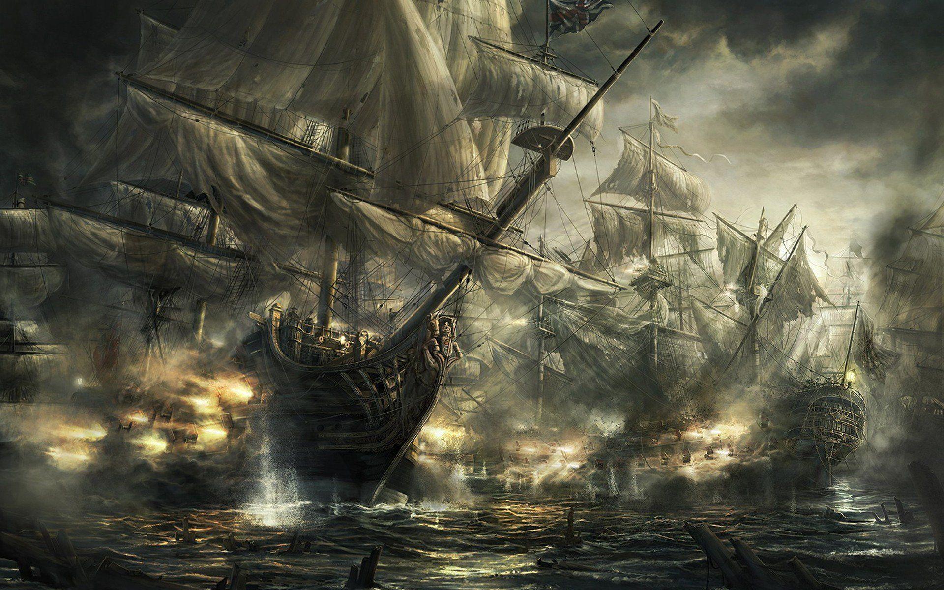 Pirate Battle Wallpapers - Top Free Pirate Battle Backgrounds ...