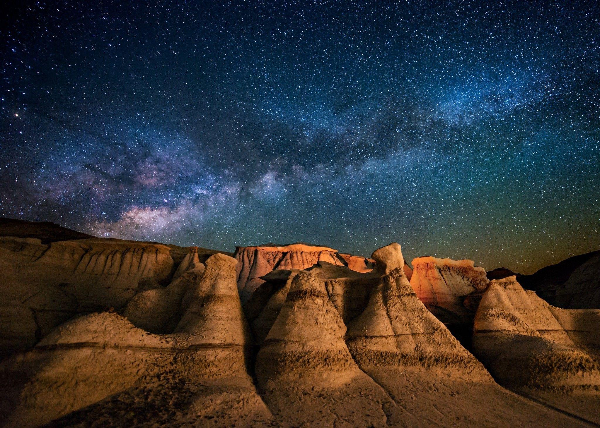 Desert Galaxy Wallpapers - Top Free Desert Galaxy Backgrounds ...