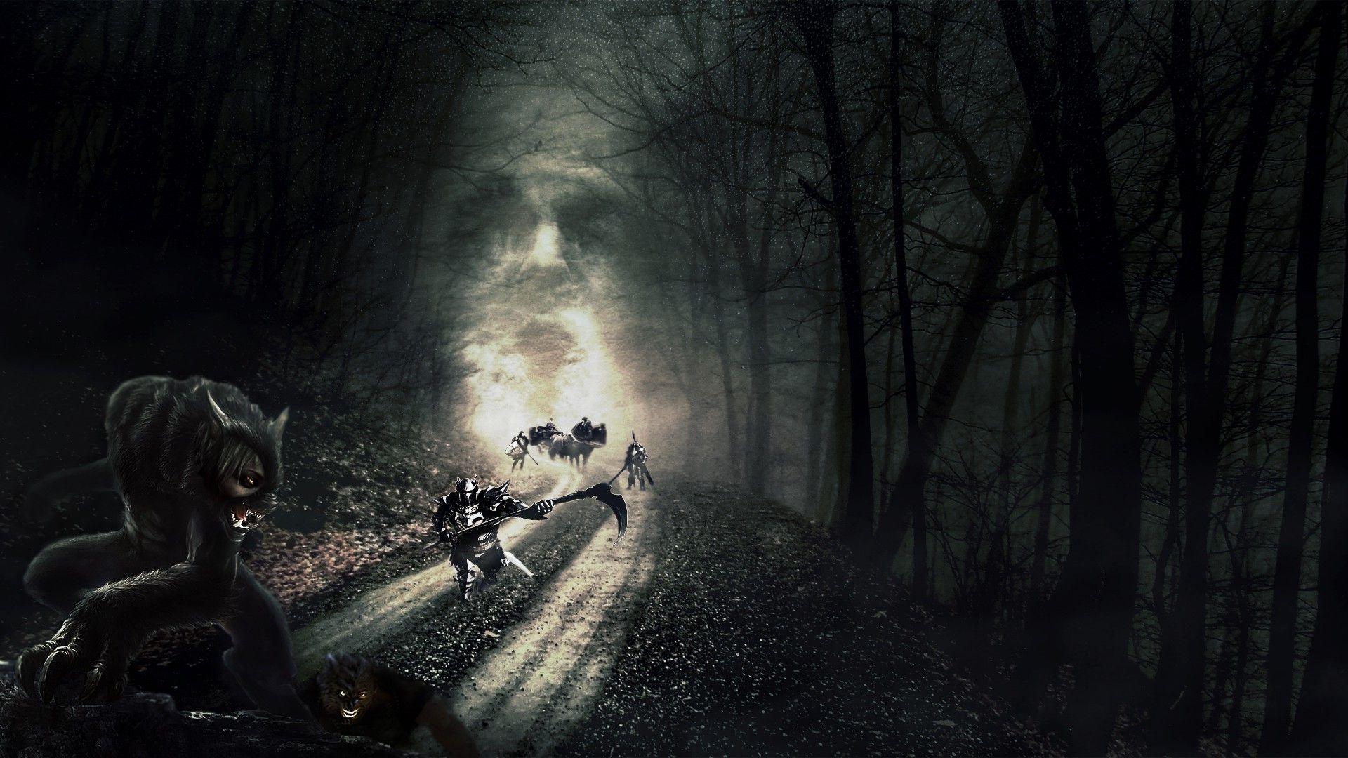 Horror Forest Wallpapers - Top Free Horror Forest Backgrounds ...