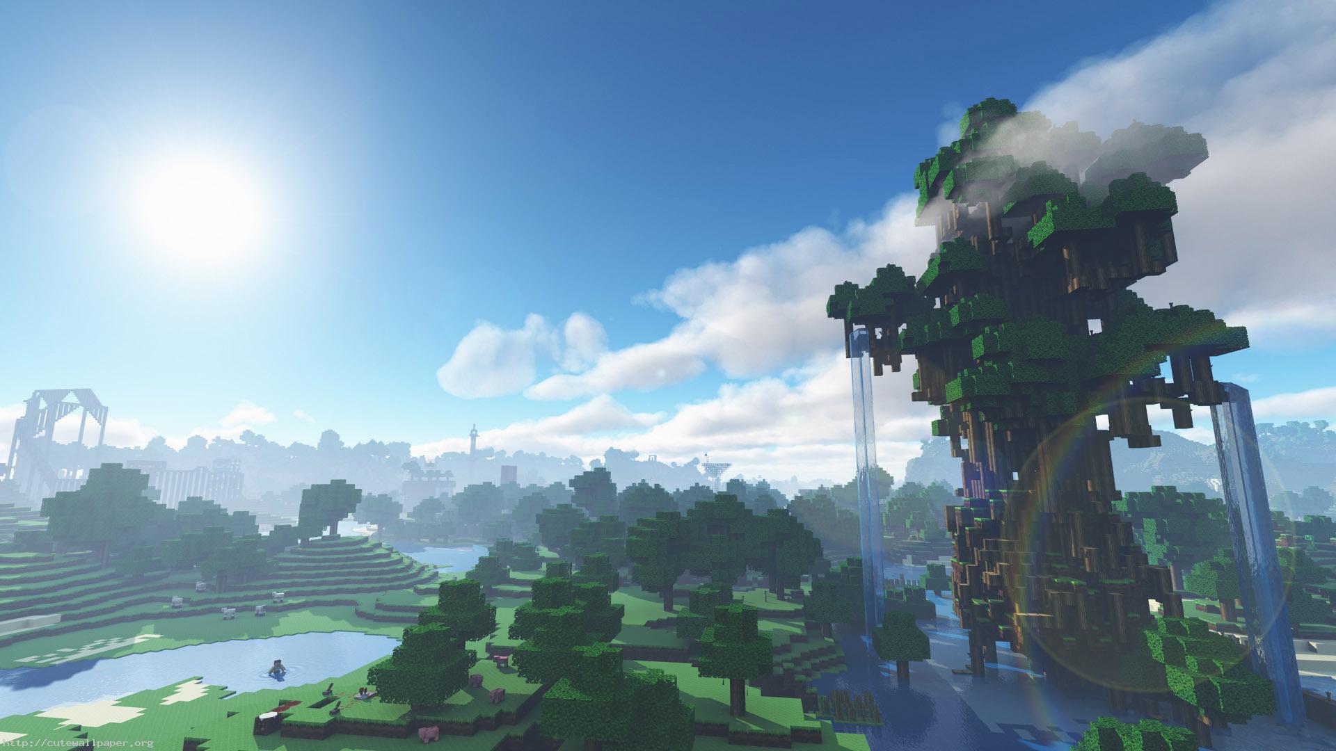 Minecraft Nature Wallpapers - Top Free Minecraft Nature Backgrounds - WallpaperAccess